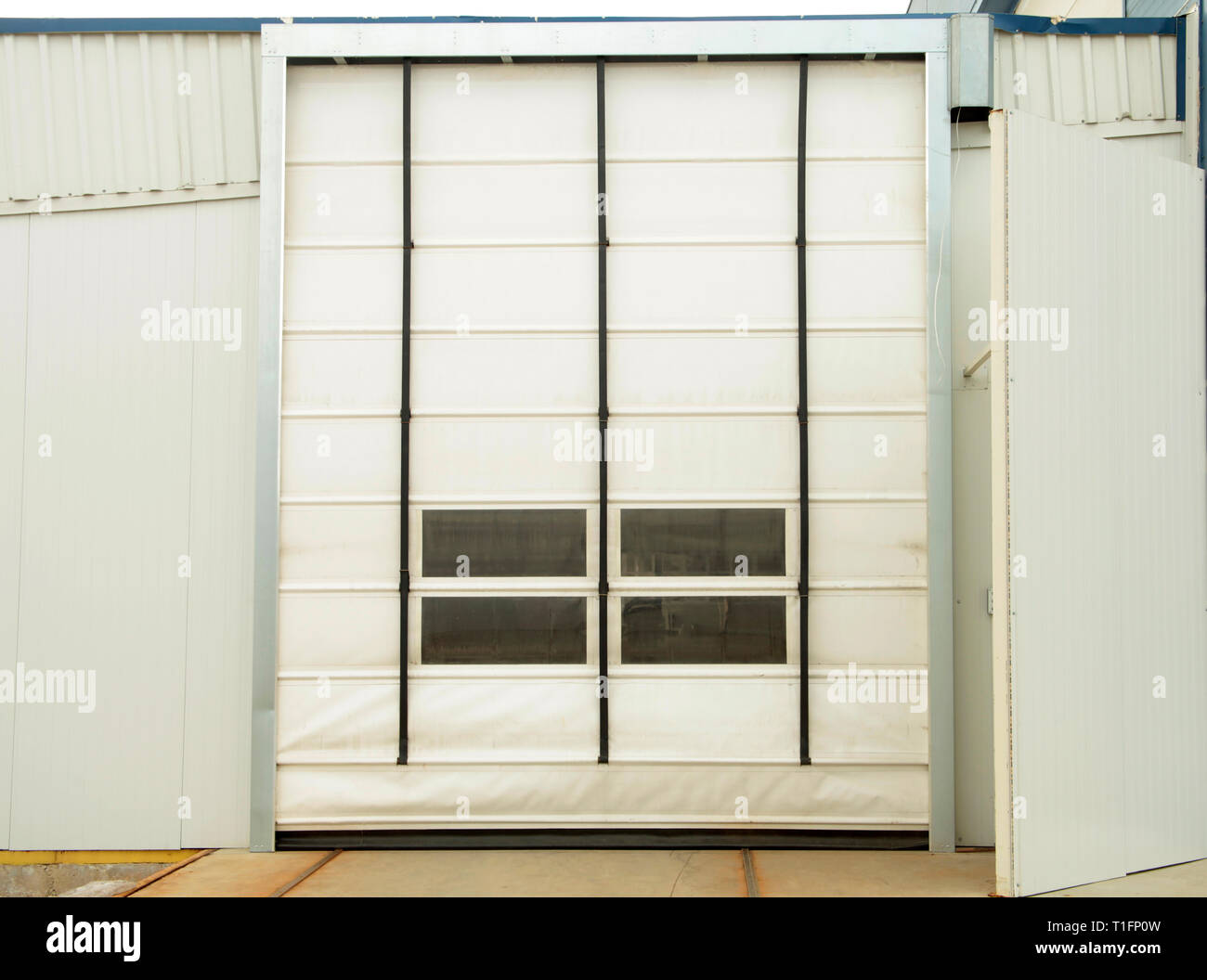 Shutter door factory Stock Photo - Alamy