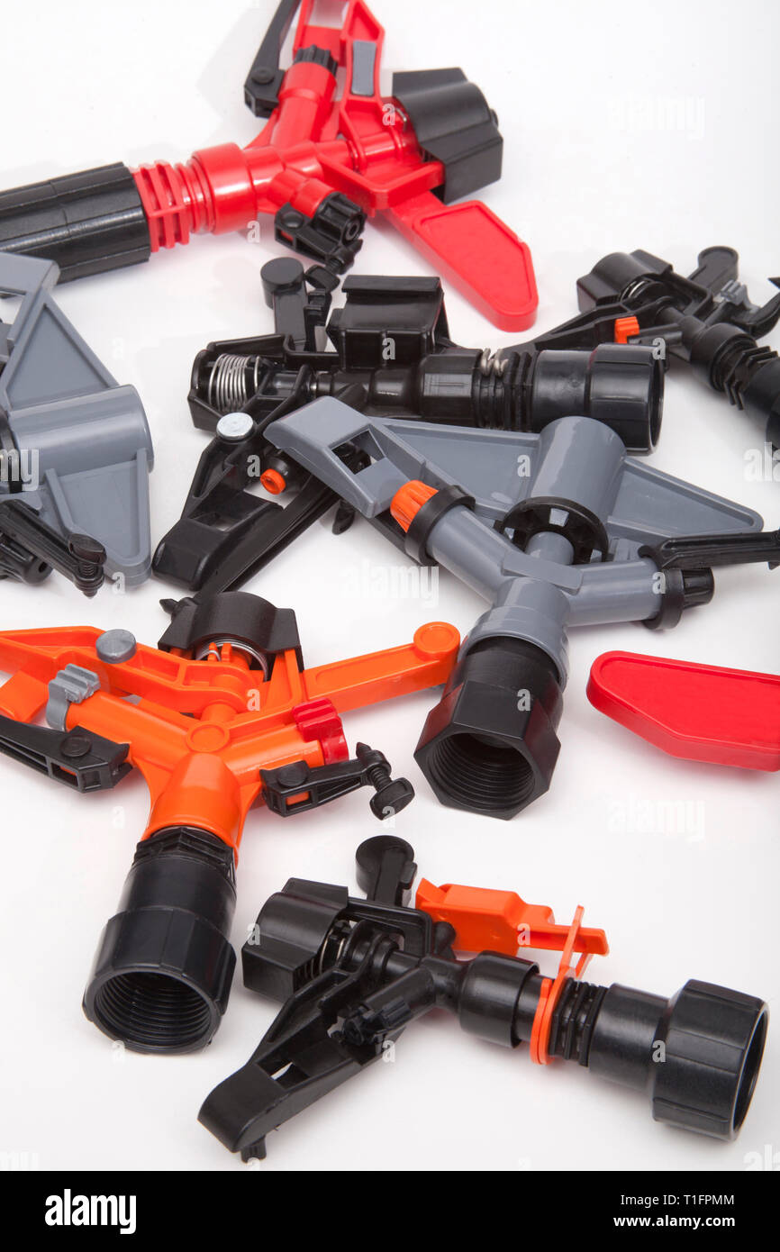 irrigation systems - automatic sprinkler Stock Photo - Alamy