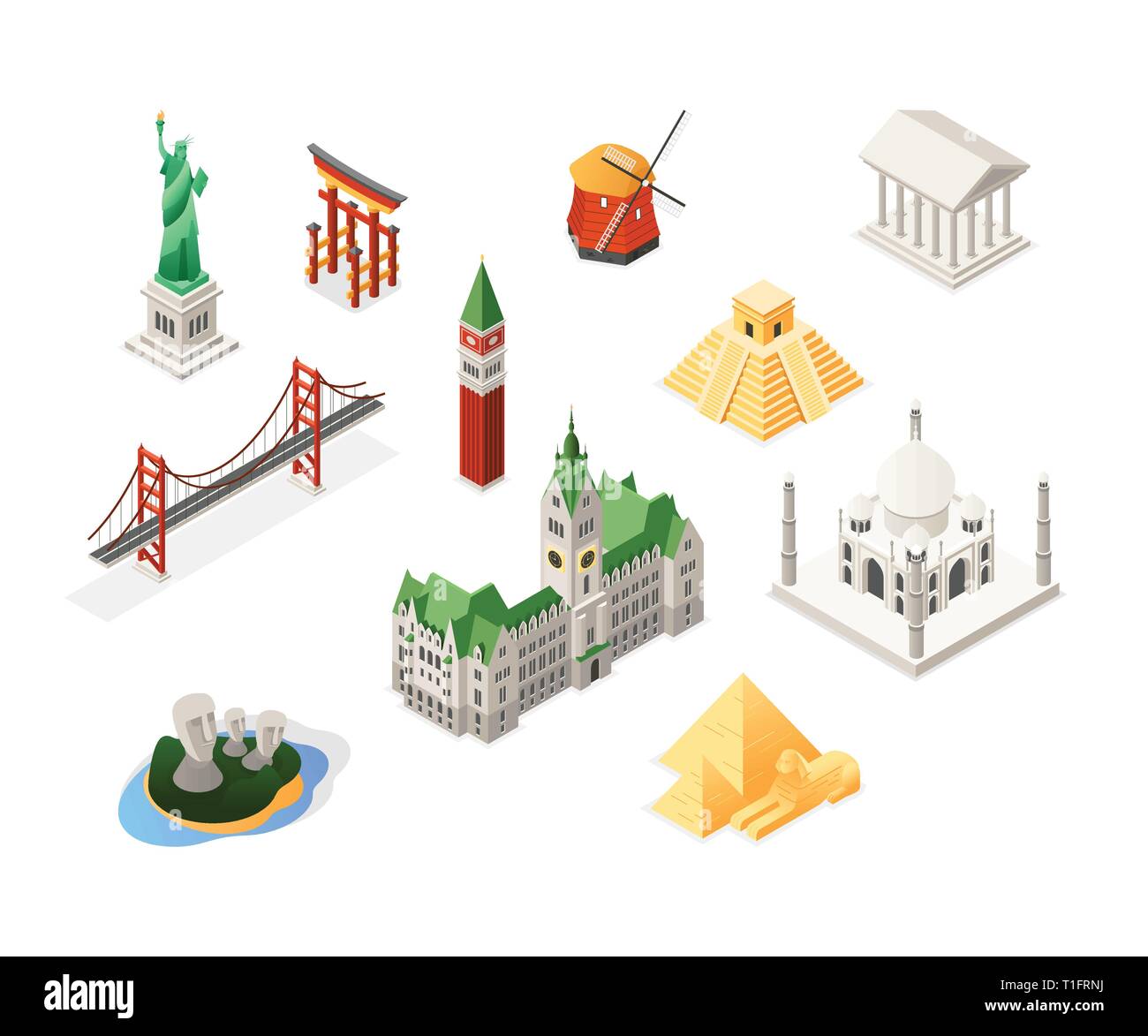 World famous landmarks hi-res stock photography and images - Alamy