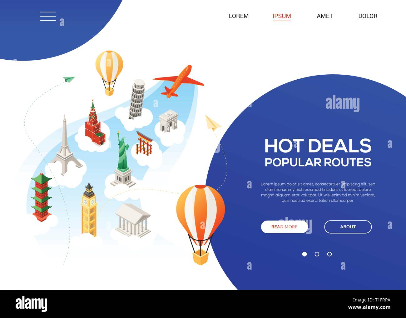 Usa map routes hi-res stock photography and images - Alamy