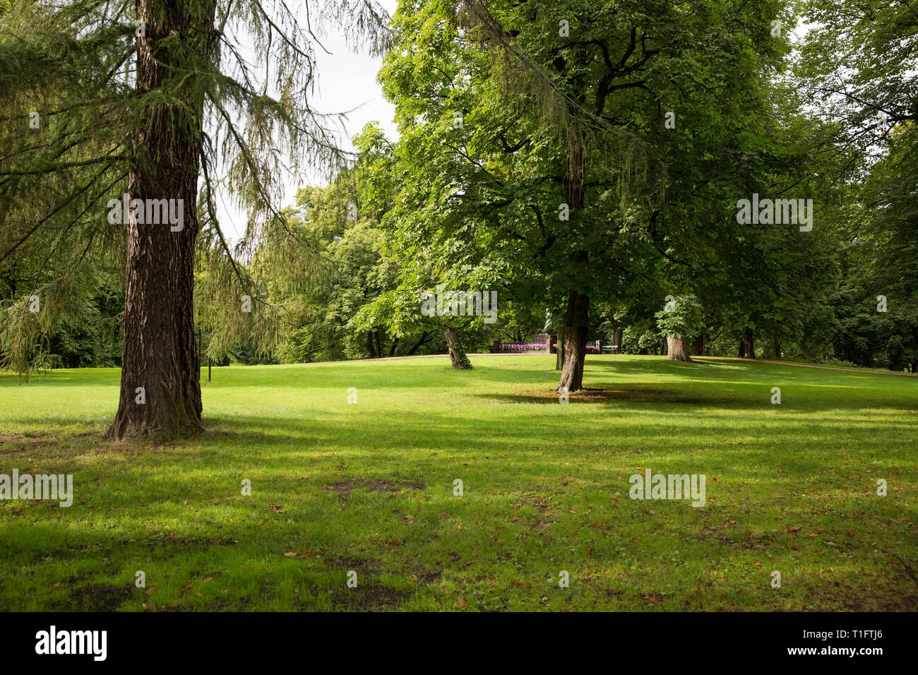 The statue of Camilla Collette in The Royal Palace park in Oslo, Norway ...