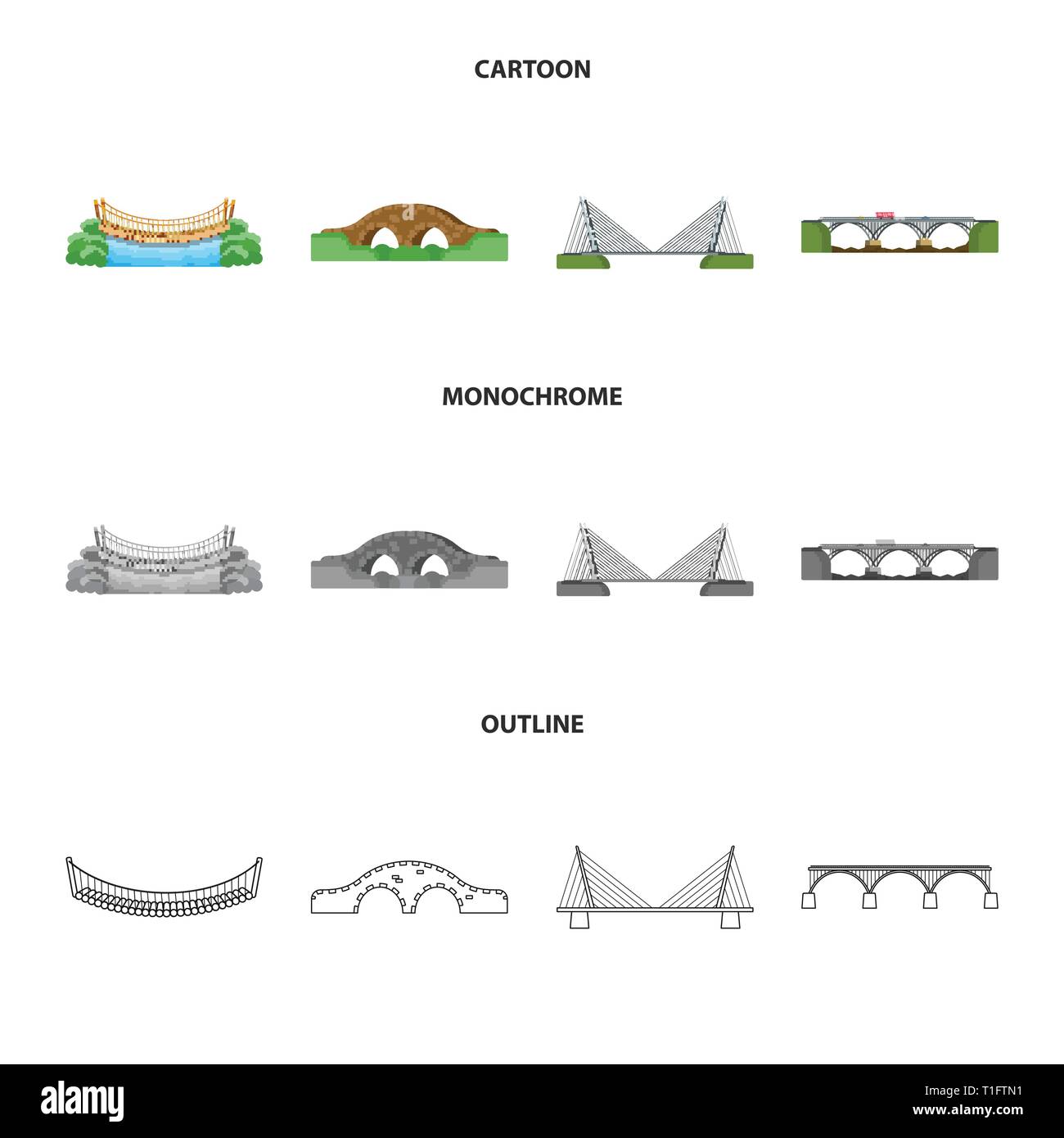 Isolated object of connection and design symbol. Set of connection and side vector icon for ...