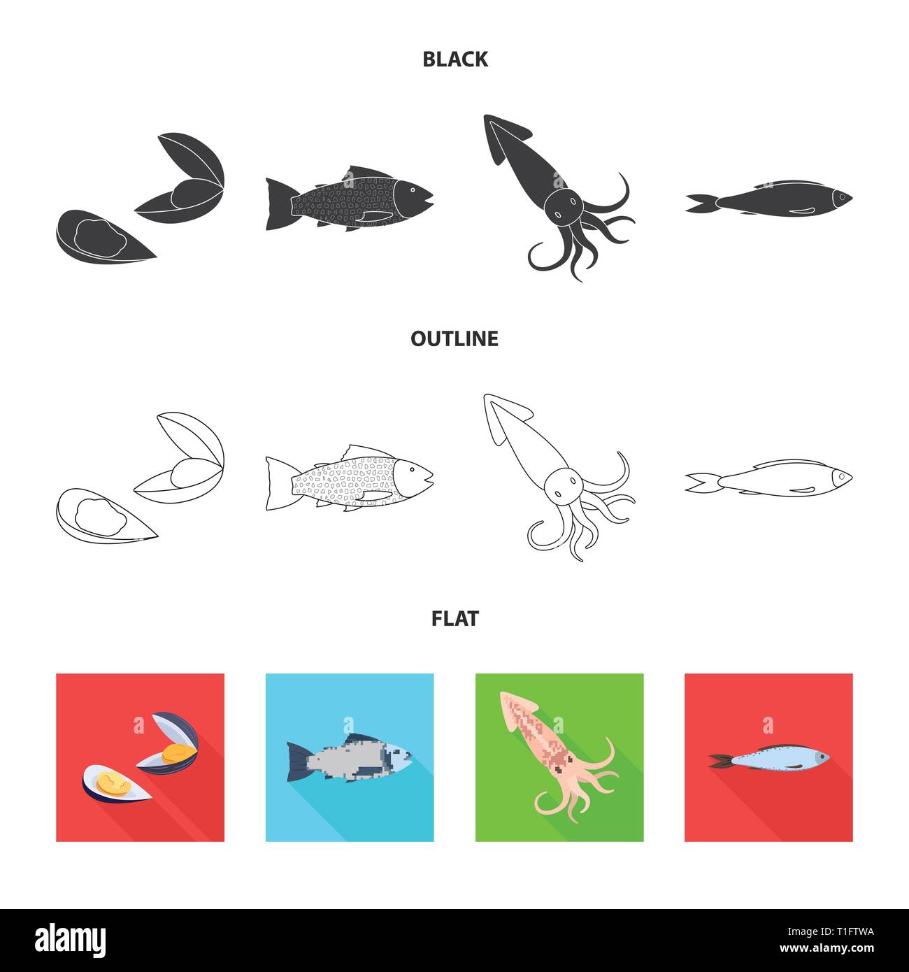 Clam shell giant Stock Vector Images - Alamy