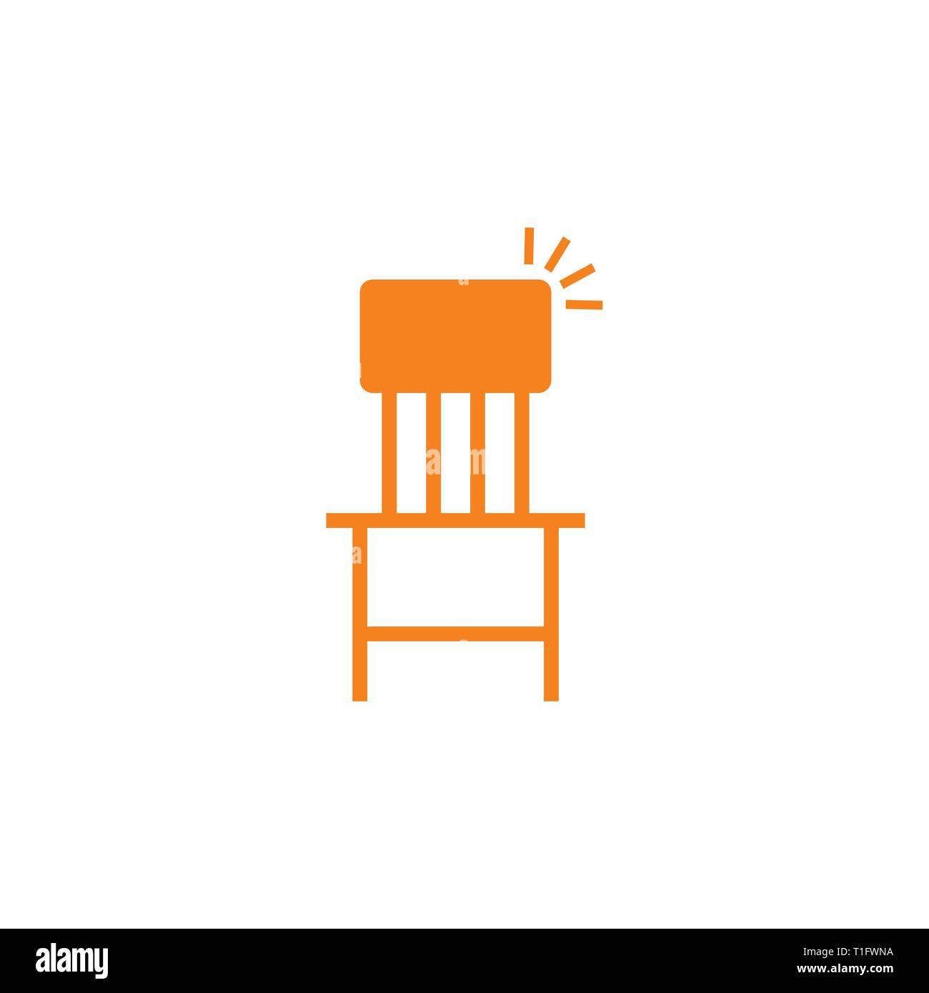 chair simple geometric symbol vector Stock Vector Image & Art - Alamy