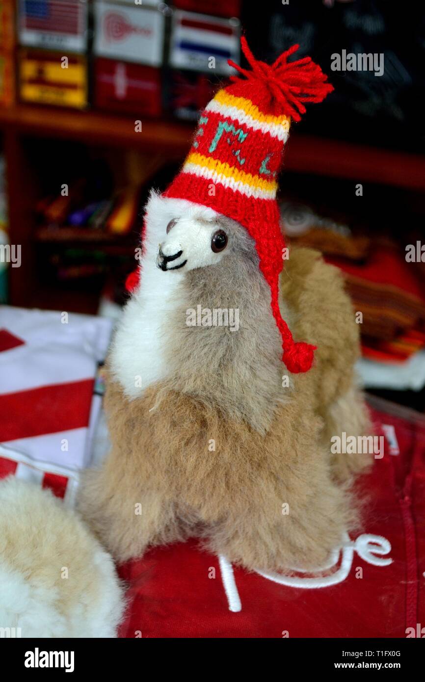 Alpaca wool dolls - Shopping center in LIMA. Department of Lima.PERU ...