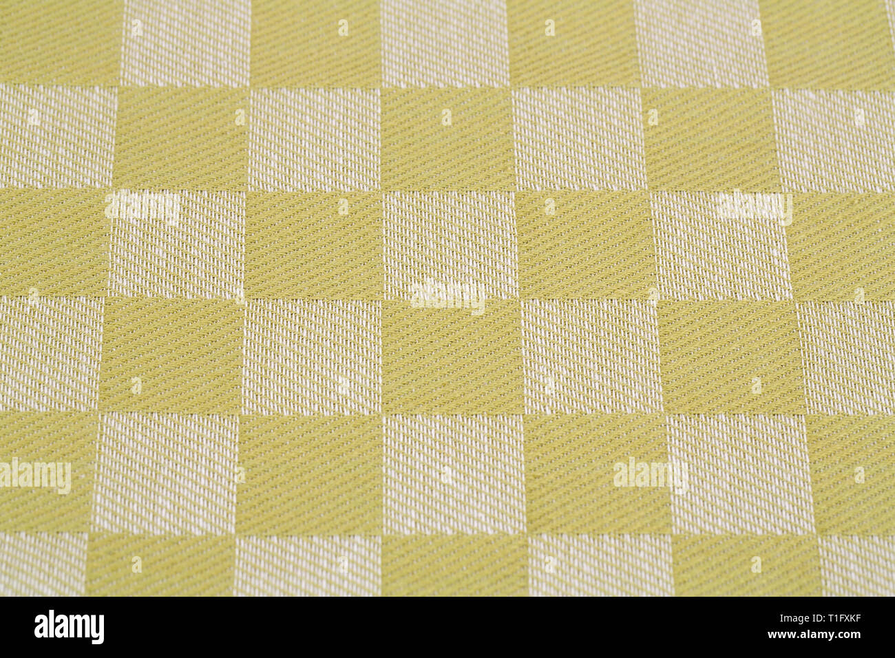 Checkered tablecloth texture as a background, closeup picture Stock ...