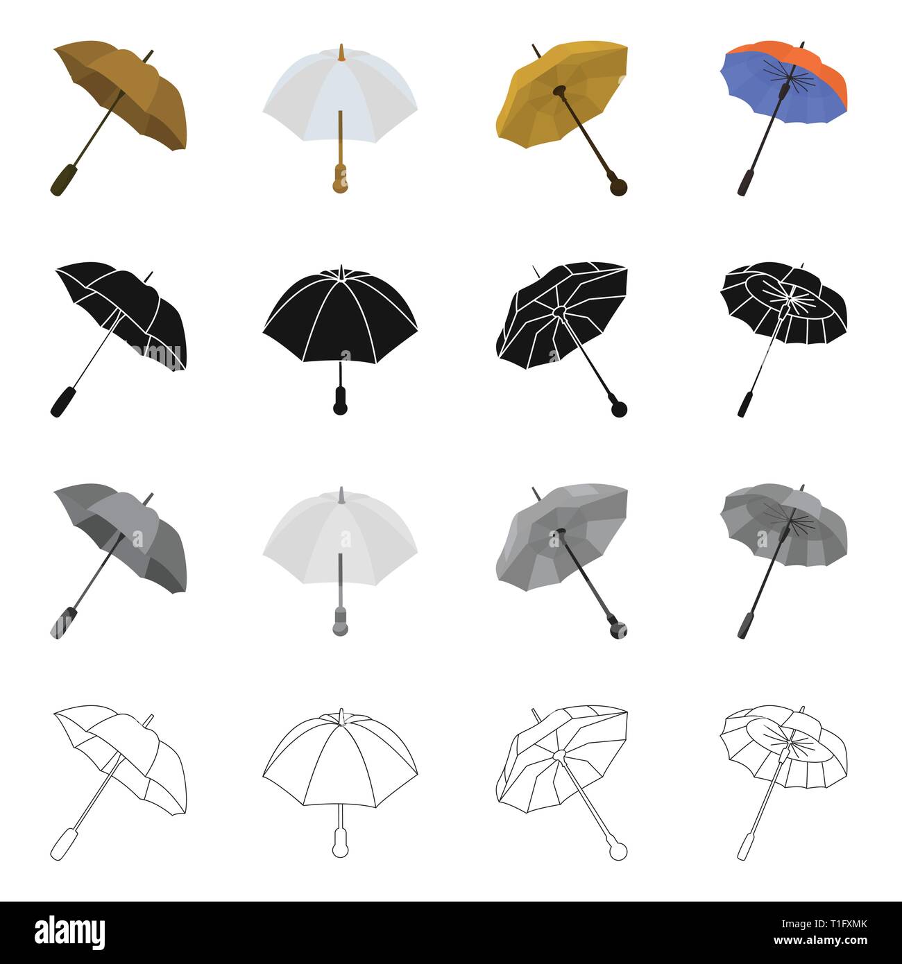 parasol,autumn,spring,summer,storm,support,water,classic,yellow ...
