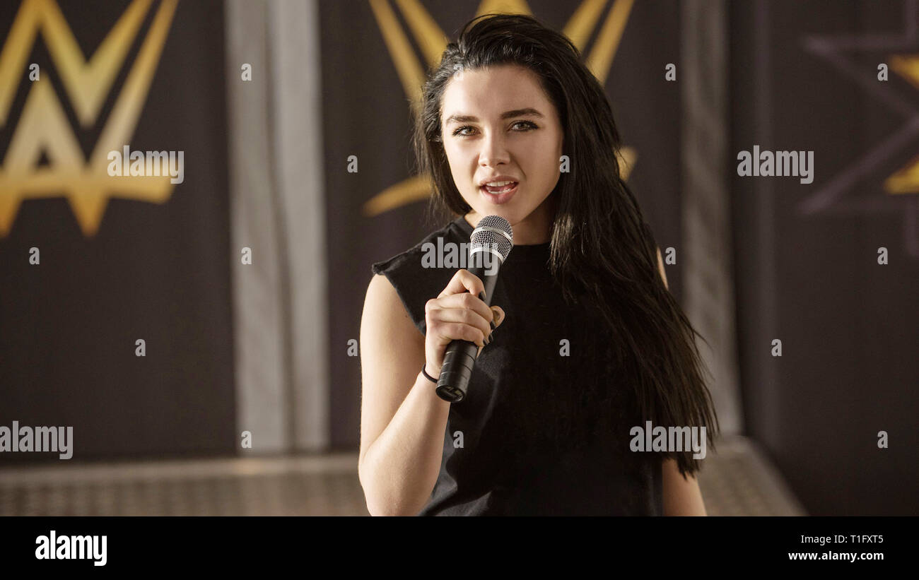 UK. Florence Pugh as Saraya-Jade Bevis in a scene from the ©Lionsgate ...
