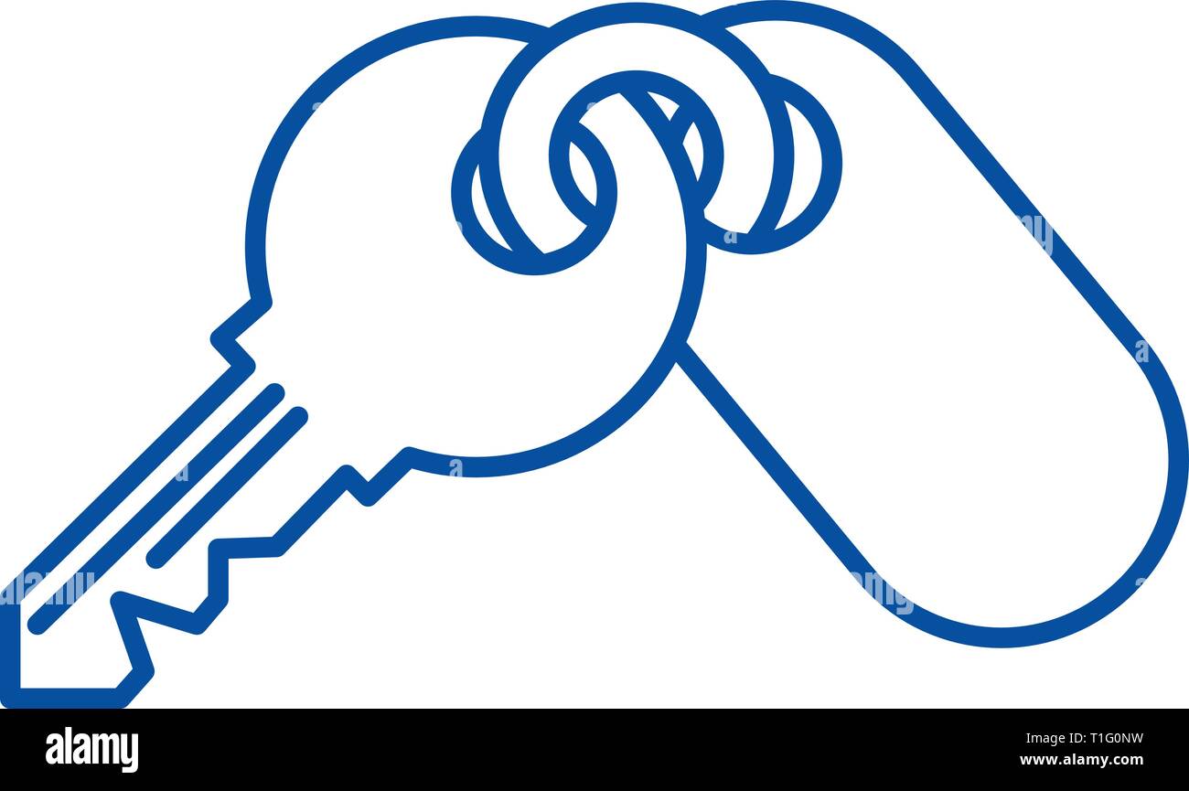 Key Outline Clip Art