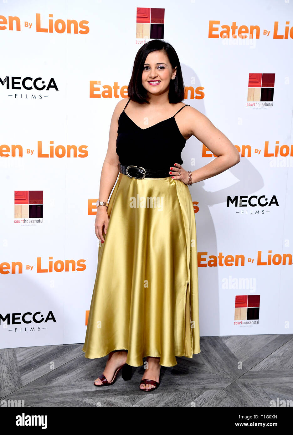 Natalie Davies attending the Eaten by Lions Premiere held at The ...