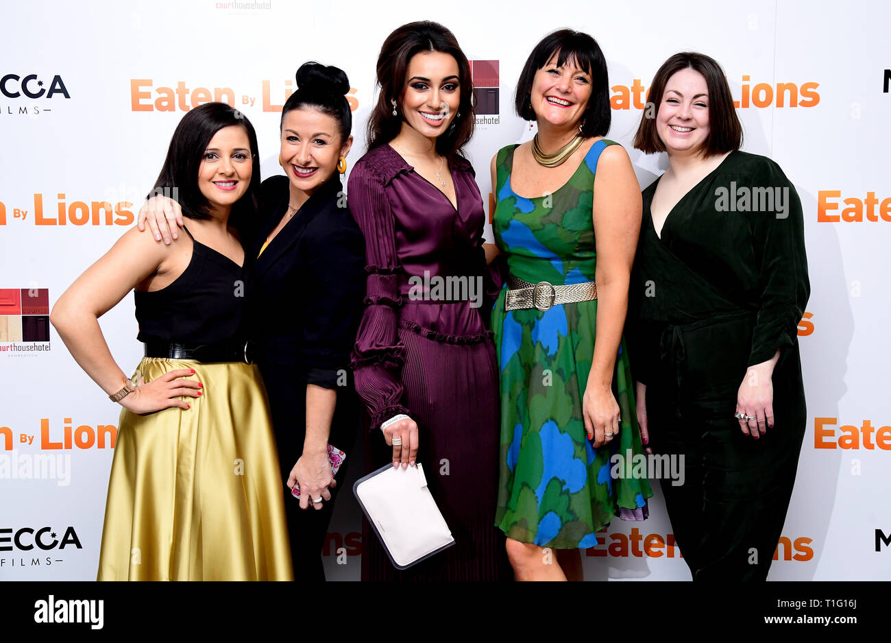 (Left to right) Natalie Davies, Hayley Tamaddon, Shila Iqbal, Hannah ...