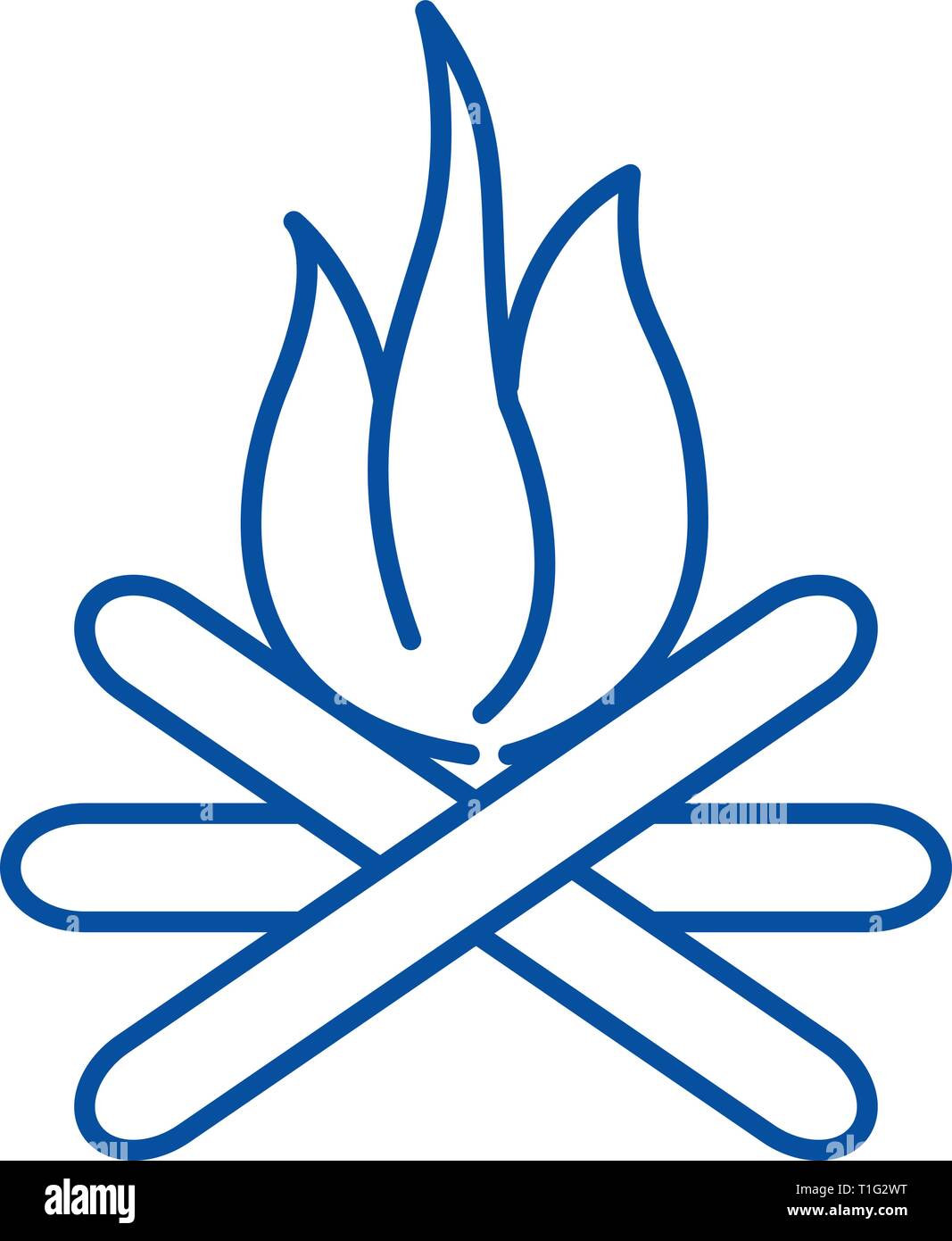 Fire beach bonfire party Cut Out Stock Images & Pictures - Alamy