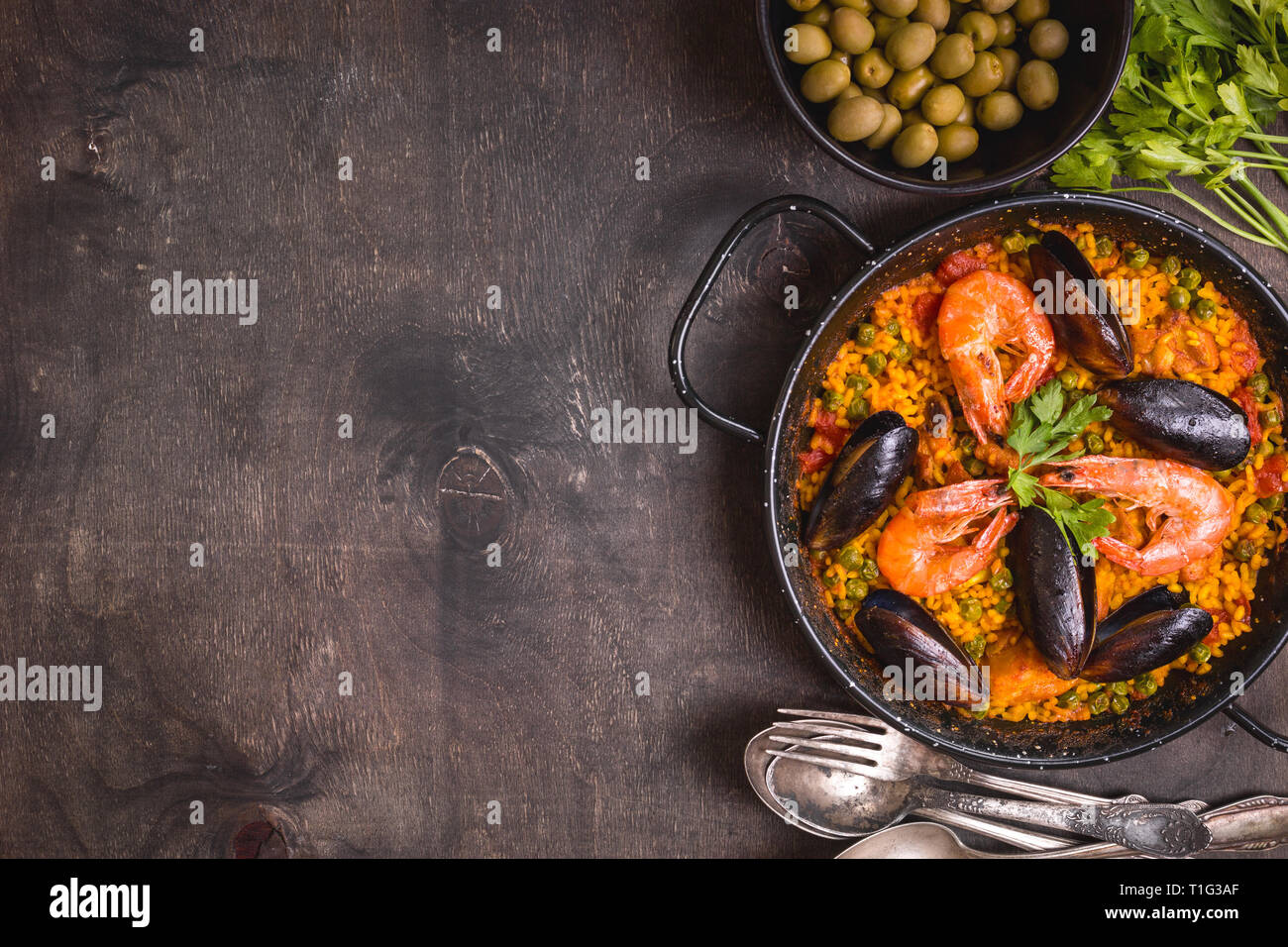 Paella background hi-res stock photography and images - Alamy