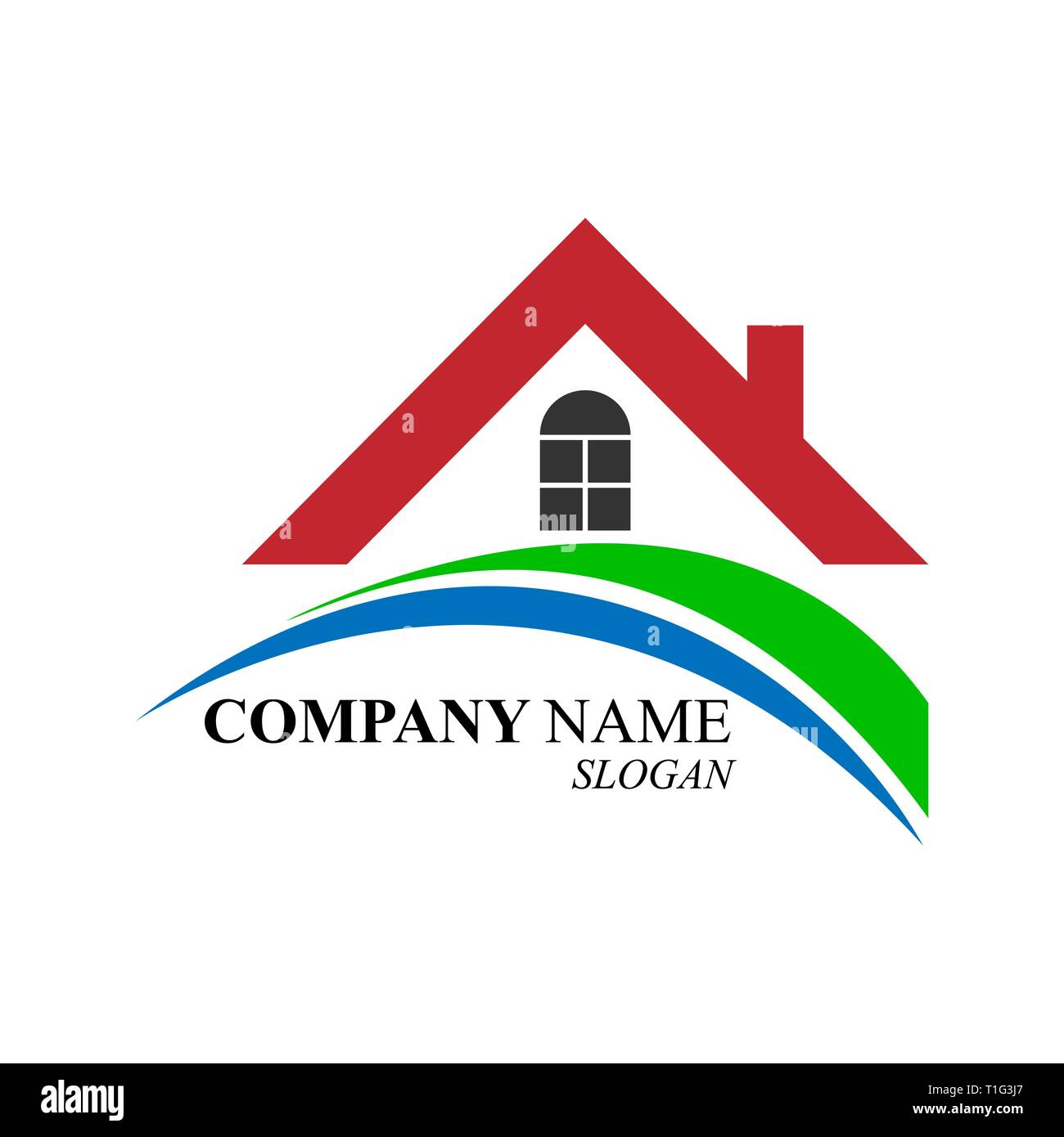 Blank for the logo of a real estate company and a construction company ...