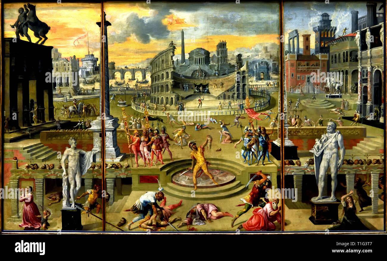 Roman triumvirate hi-res stock photography and images - Alamy