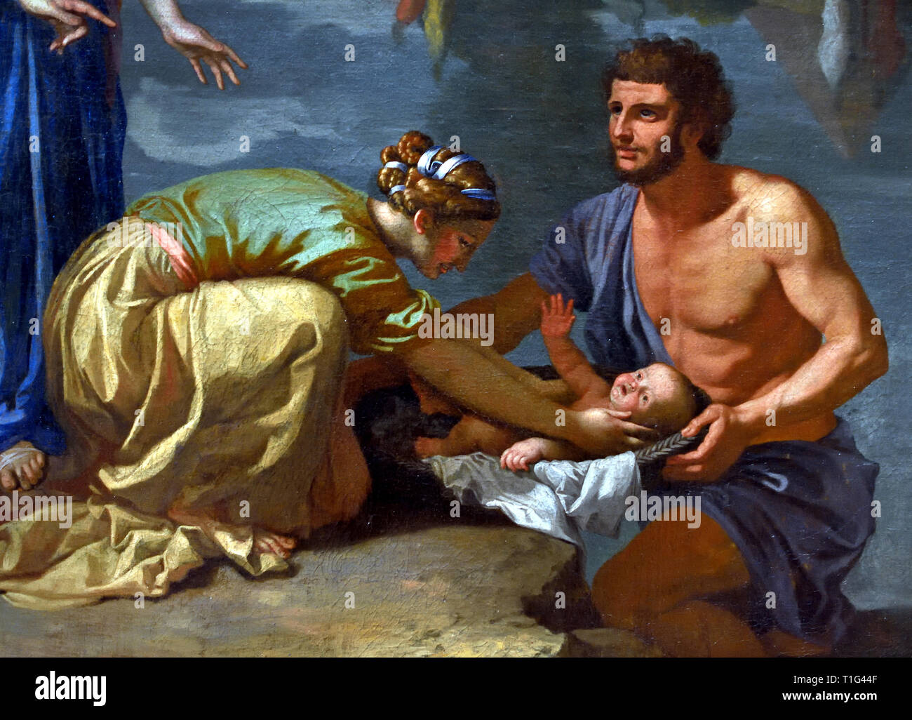 Moses Saved from the Water ( River Nile), 1638, by Nicolas Poussin 1594 ...