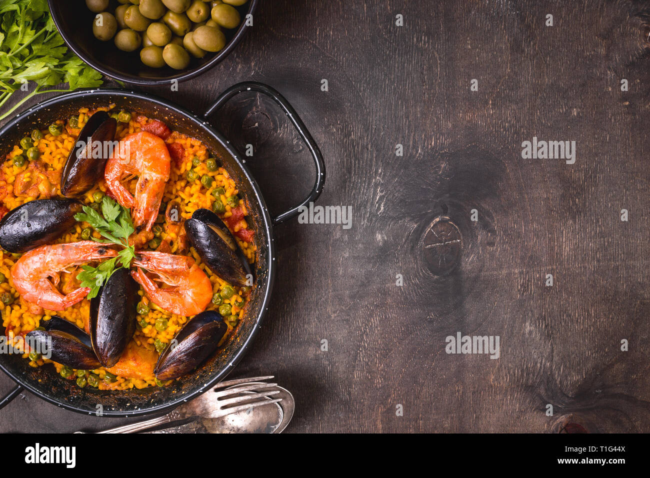 Paella background hi-res stock photography and images - Alamy