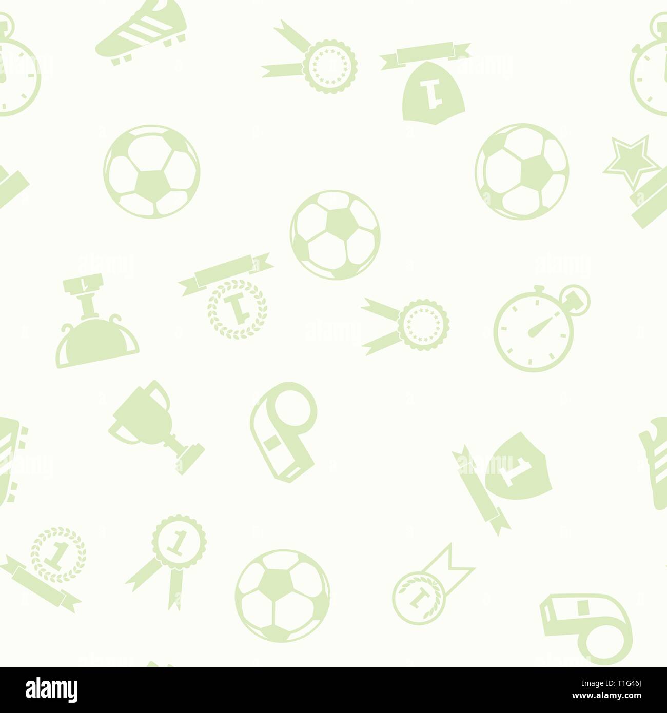 Seamless sport pattern with balls. Repeated backdrop for fashion ...