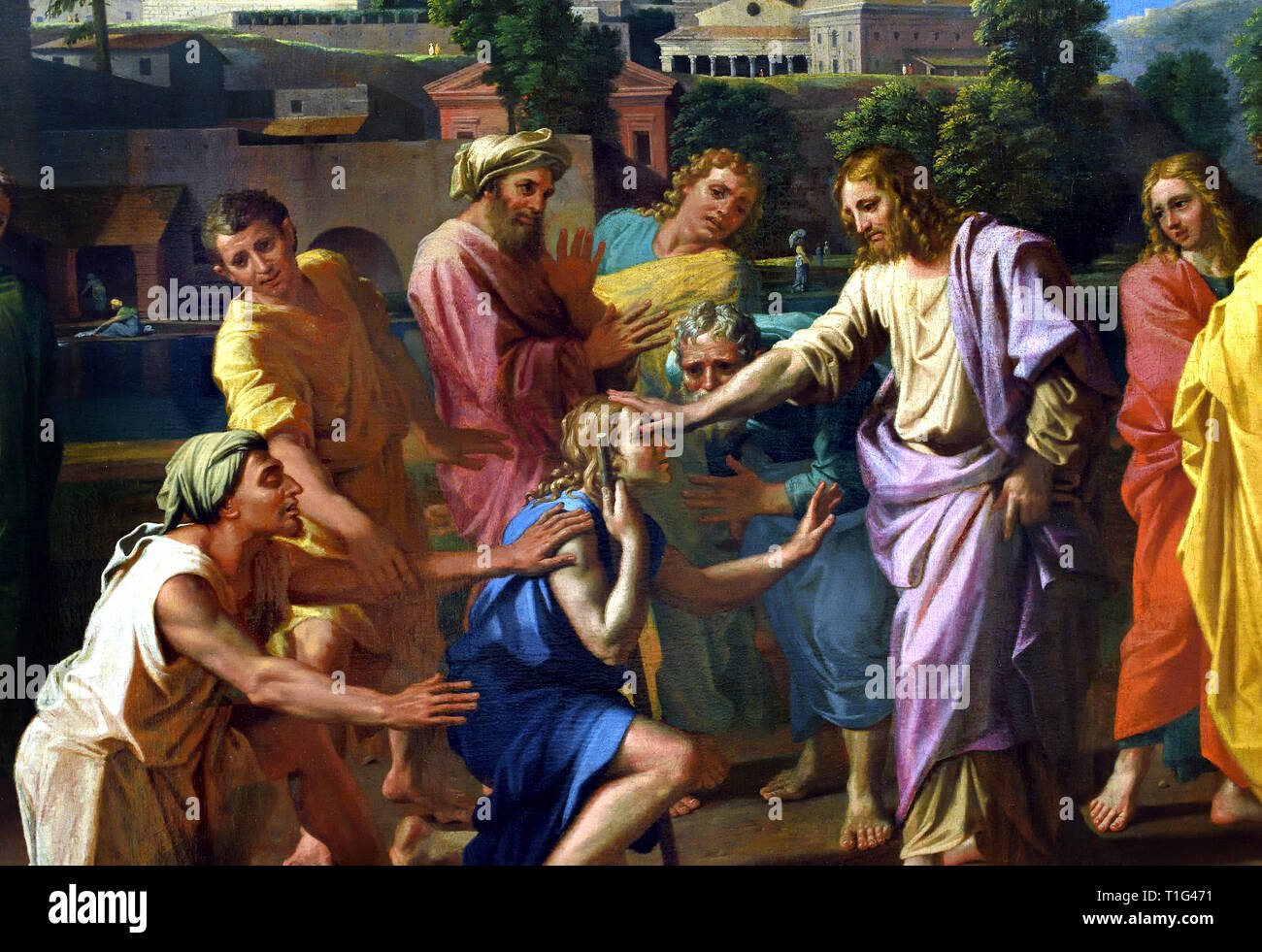 Jesus Heals The Blind Man Png Jesus Healed Two Blind Man