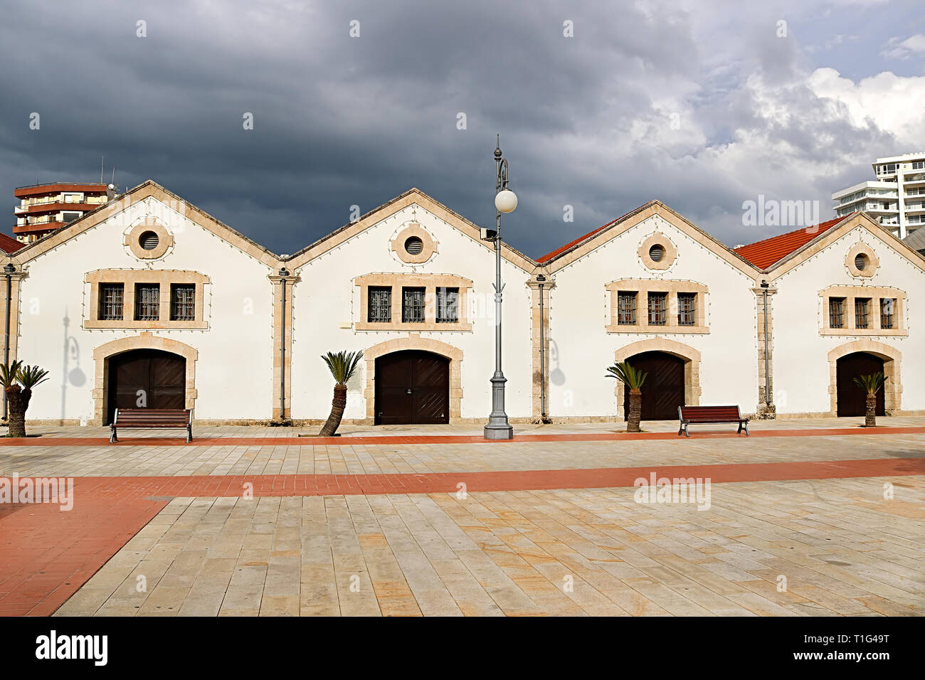 Larnaca Municipal Art Gallery on Europe Square in Larnaca, Cyprus ...