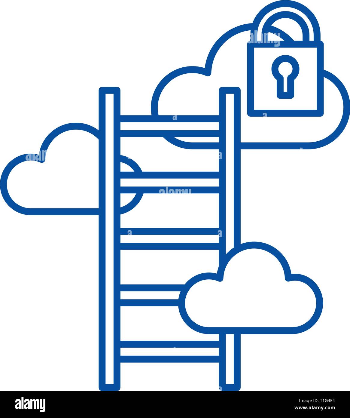 Business possibilities line icon concept. Business possibilities flat ...