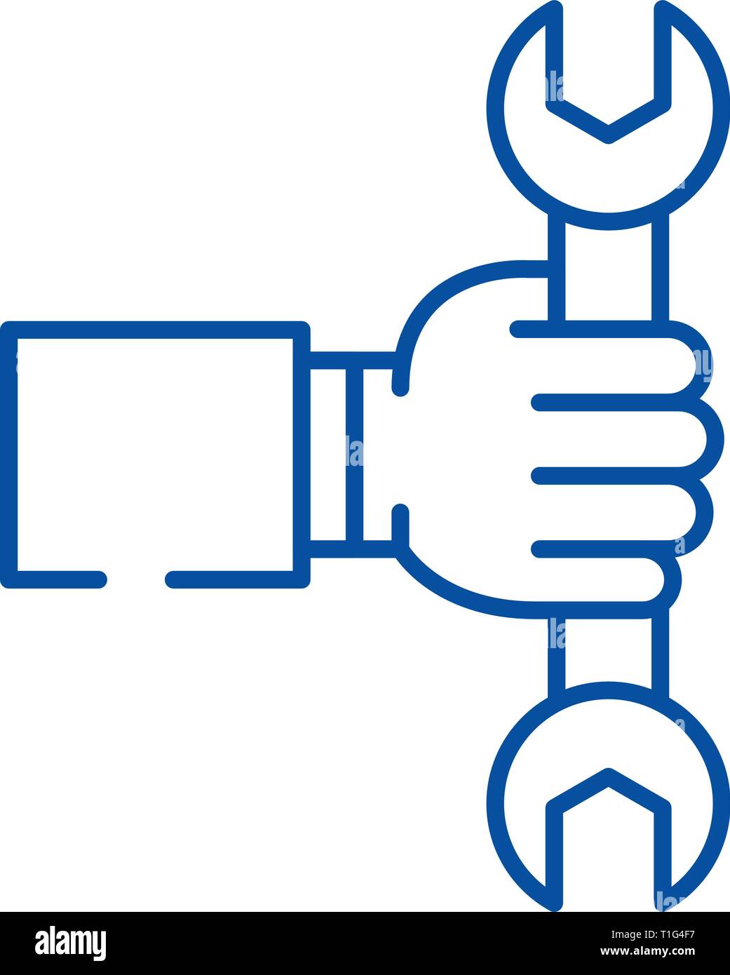 Business production line icon concept. Business production flat vector ...