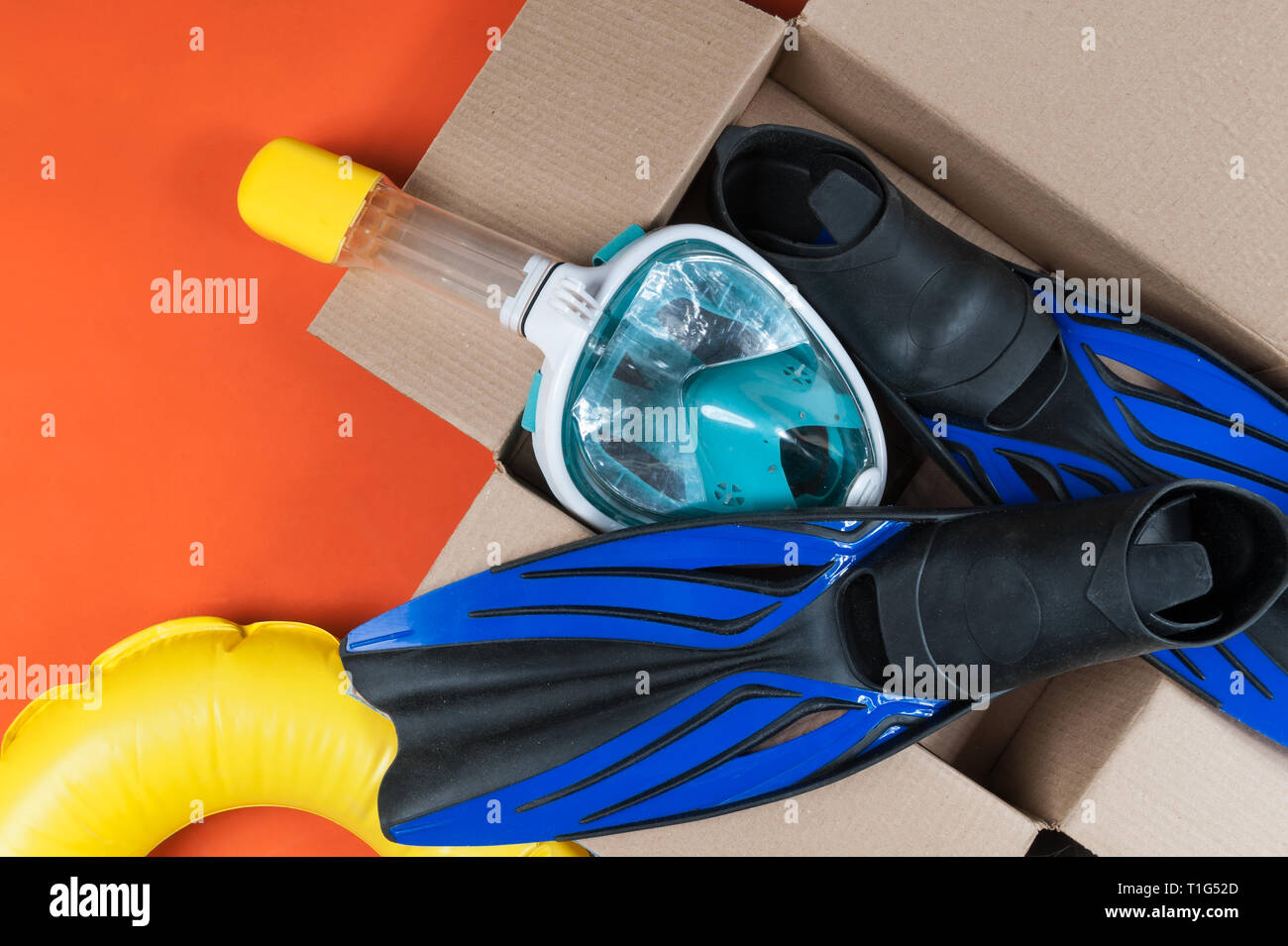 Full face diving mask hi-res stock photography and images - Alamy