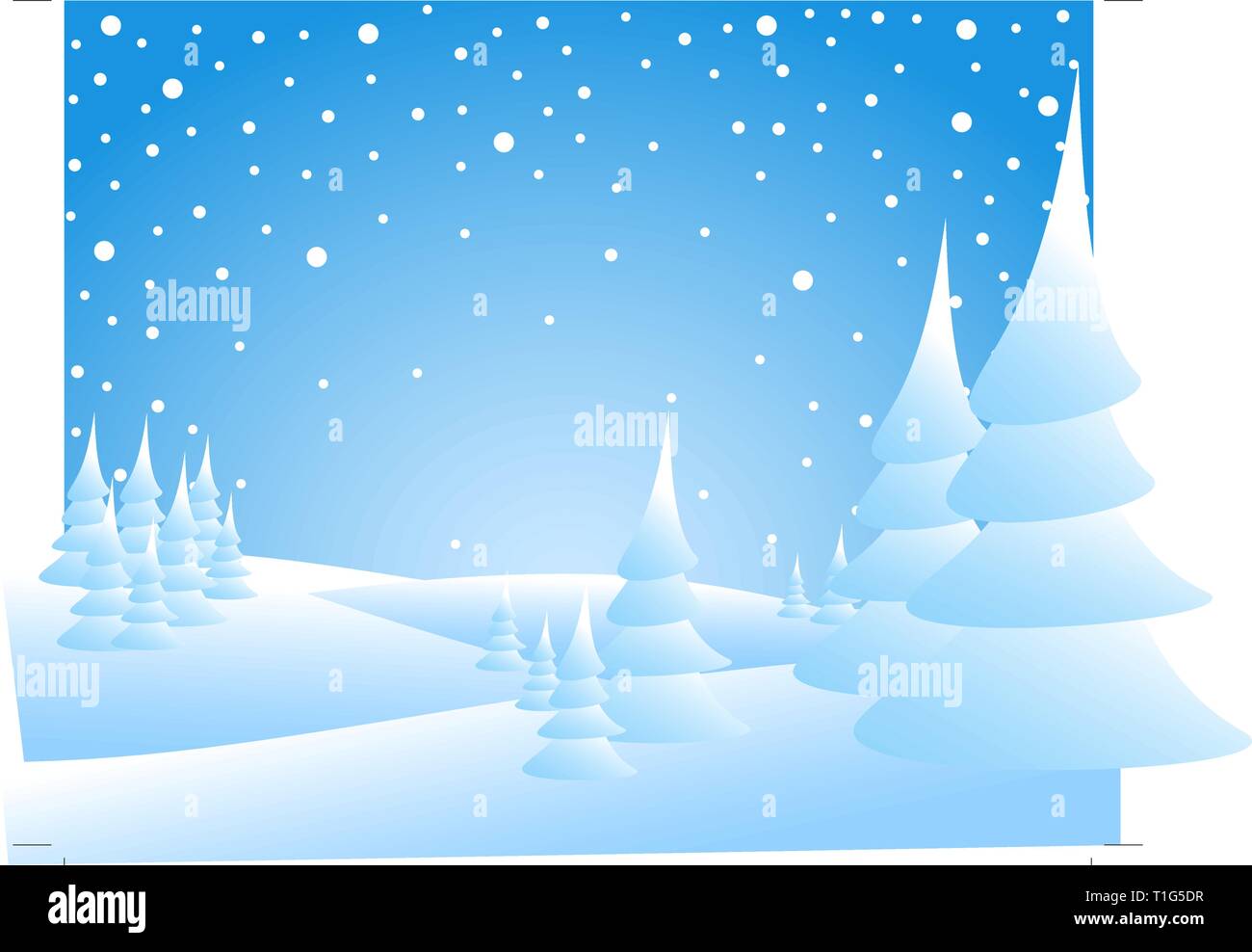 Winter time frost snow Stock Vector Images - Alamy