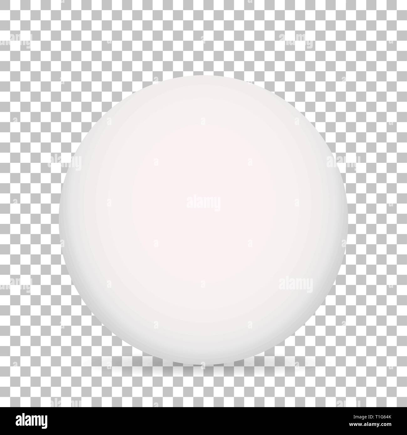 3d ball with shadow on white background Stock Vector Image & Art - Alamy