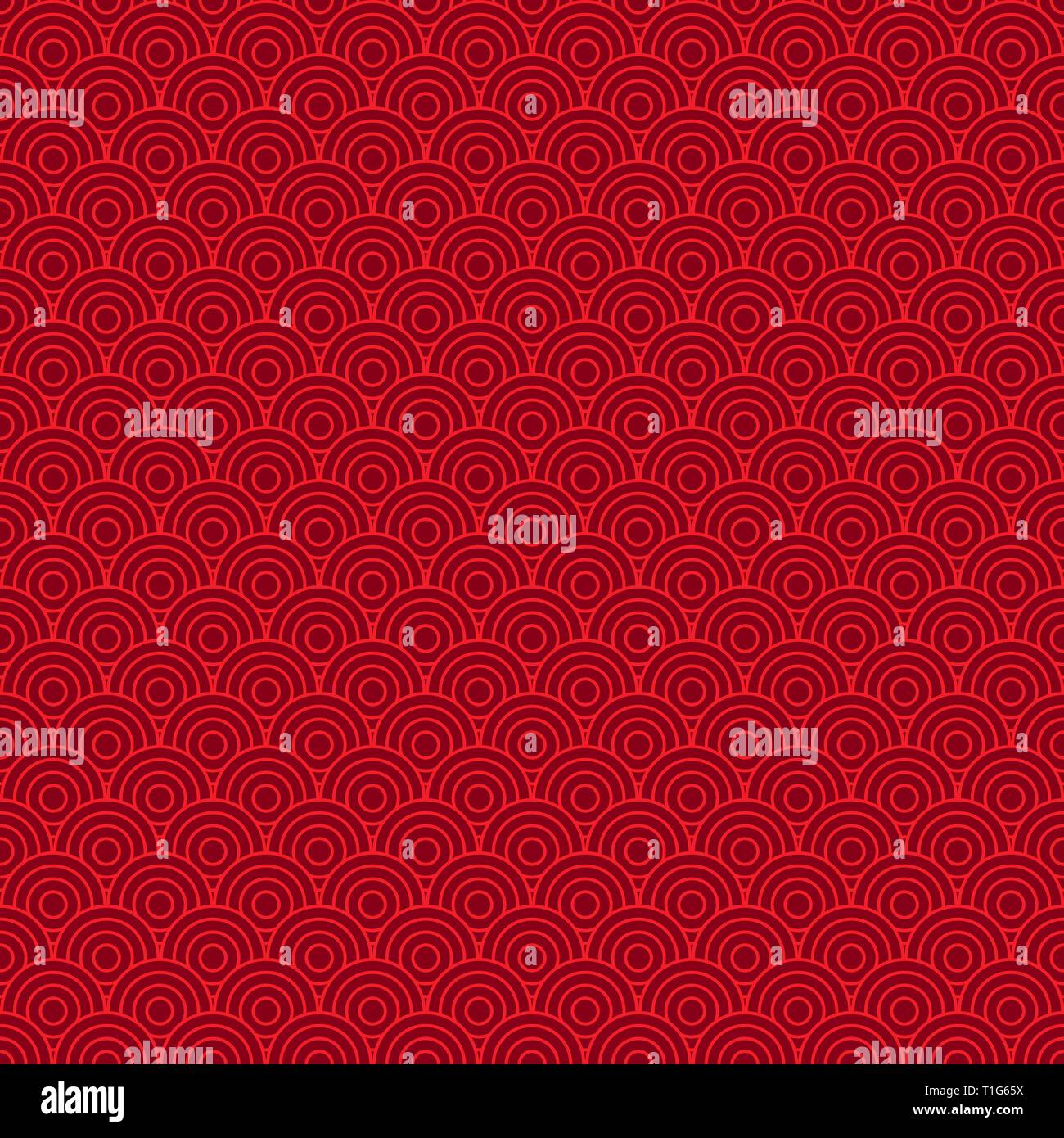 Red Chinese background pattern seamless, vector illustration Stock ...