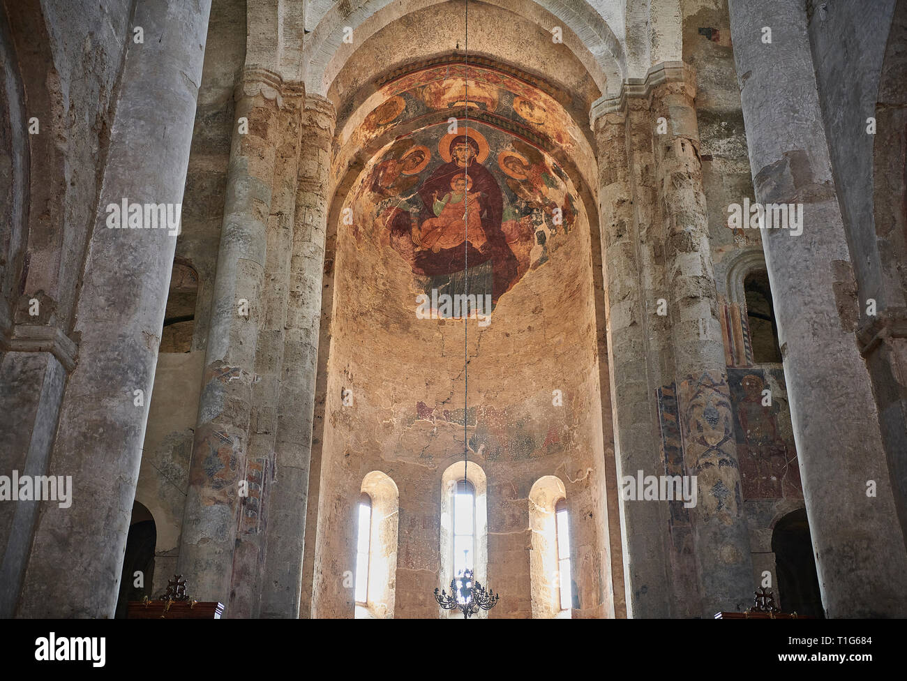 Interior of medieval cathedral hi-res stock photography and images - Alamy