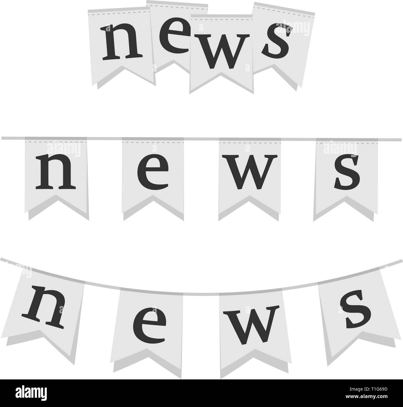 Flag newspaper Stock Vector Images - Alamy