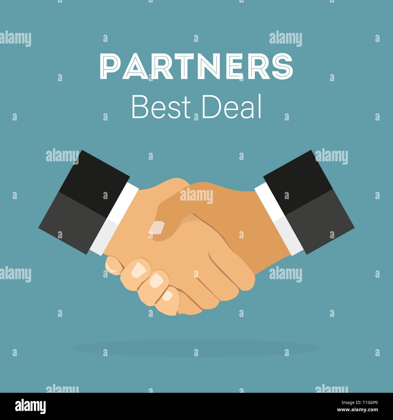 Business opportunity shake hands Stock Vector Images - Alamy