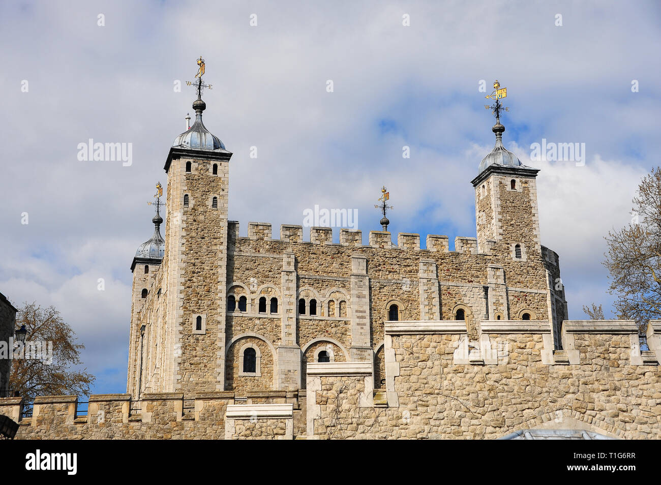 The Tower of London, famous tourist destination in London, England ...