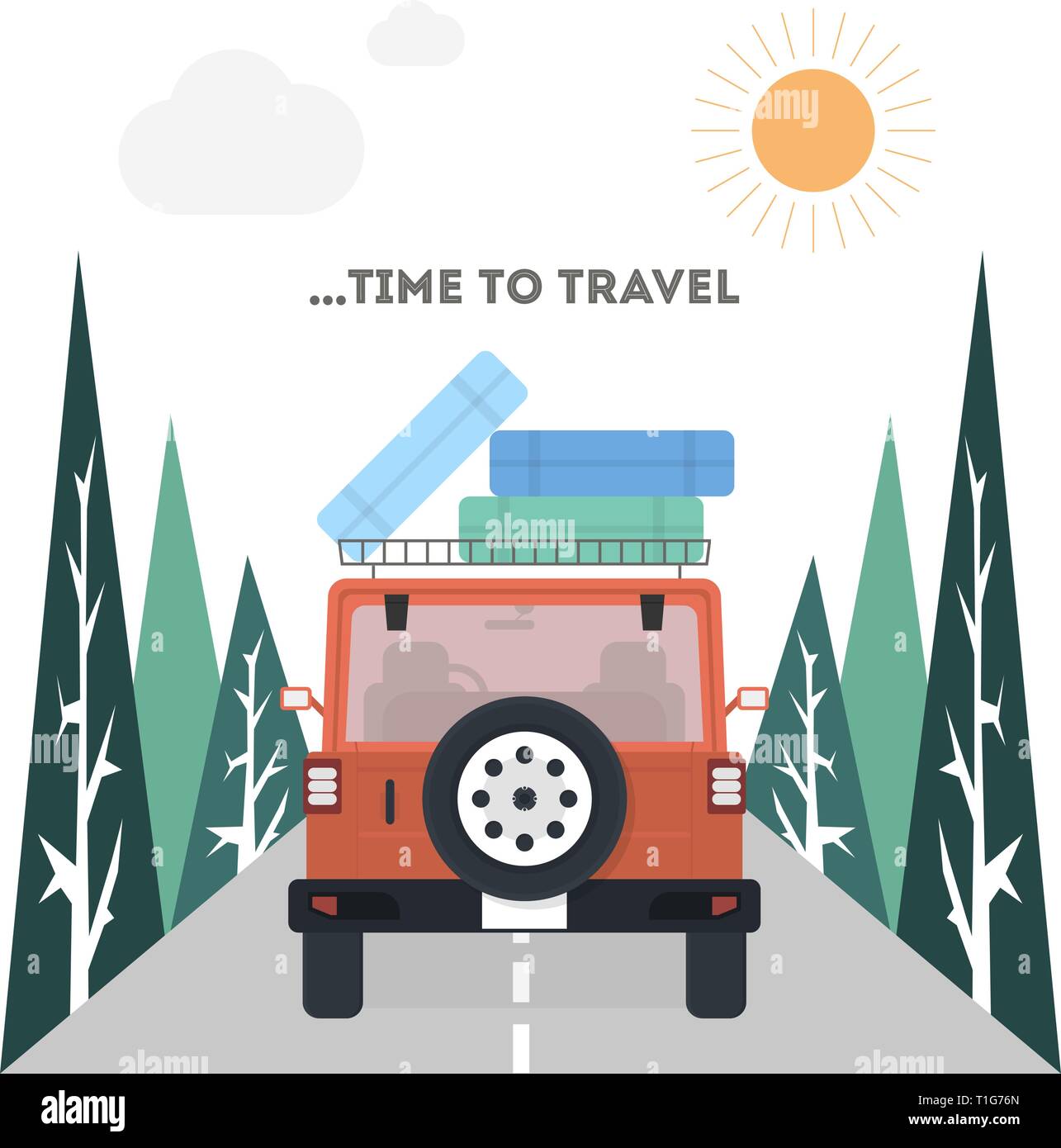 Bag car trunk icon Stock Vector Images - Alamy