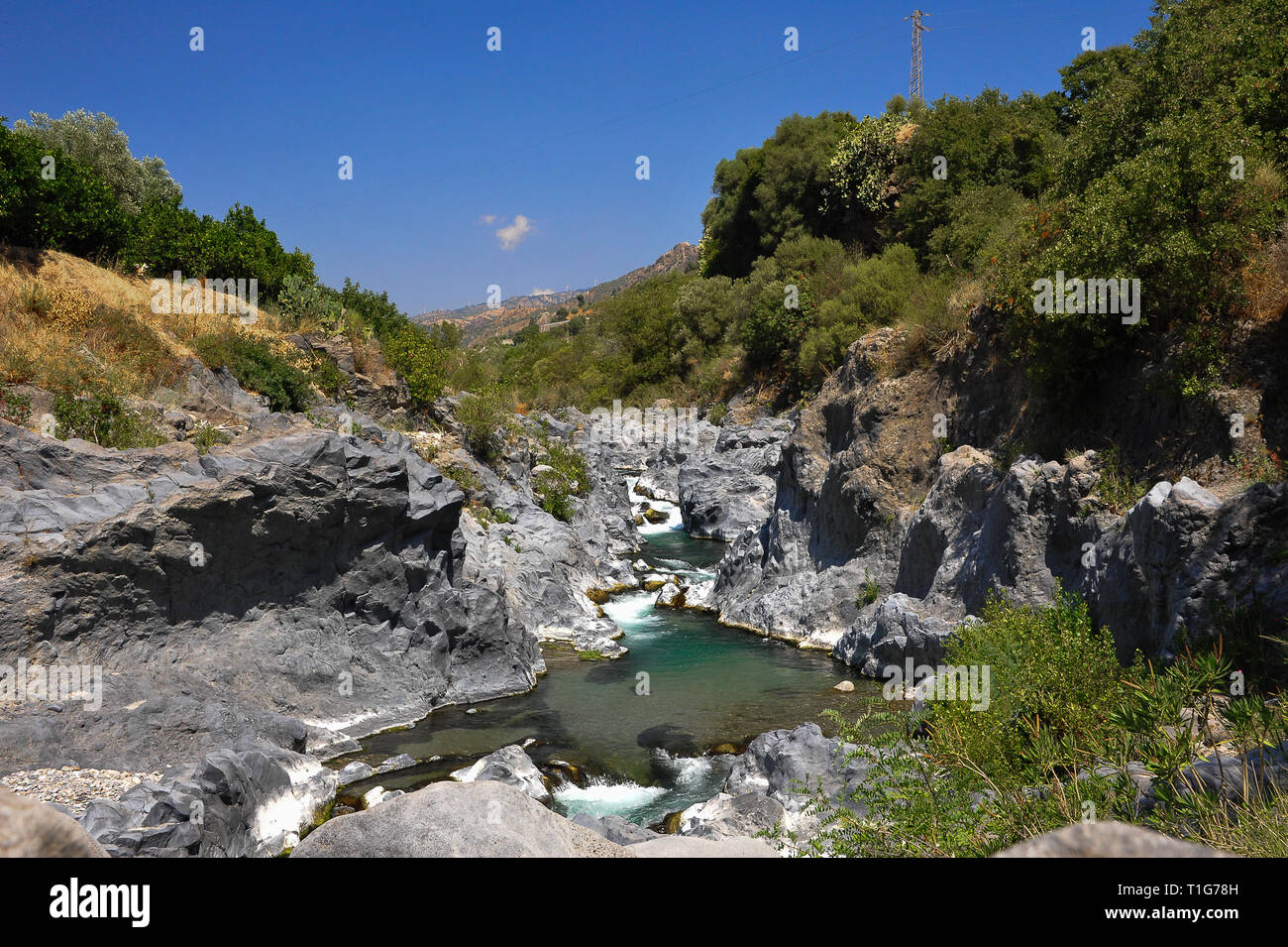 Alcantara gorge hi-res stock photography and images - Alamy