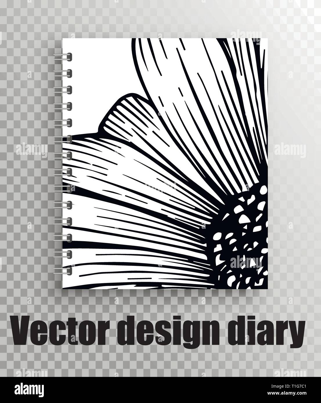 Vintage botany notebook Stock Vector Images - Alamy