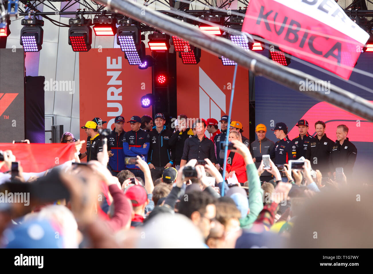 MELBOURNE, AUSTRALIA - MARCH 13: 2019 F1 Season Launch Stock Photo - Alamy