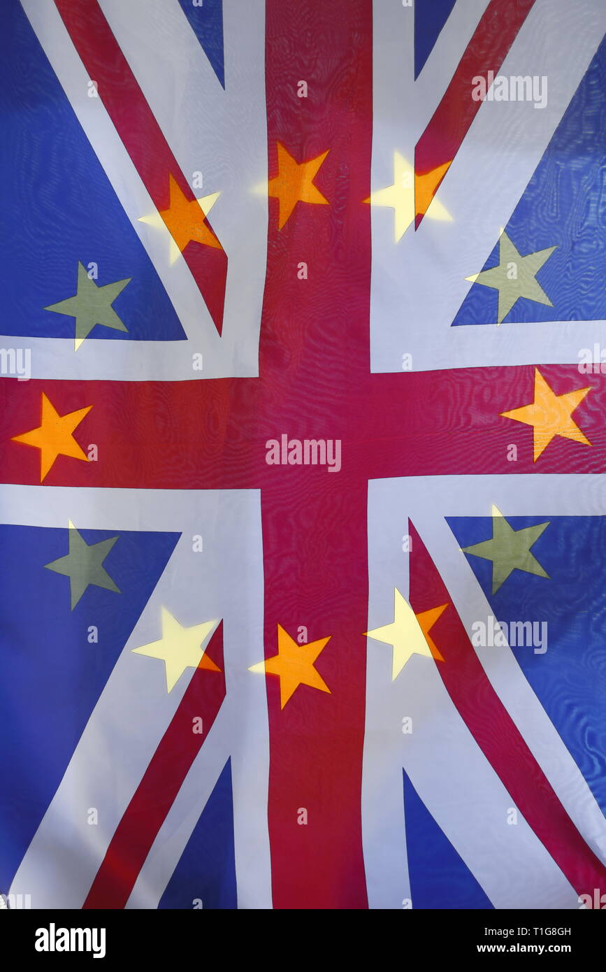 Flags of the united kingdom of great britain hi-res stock photography ...