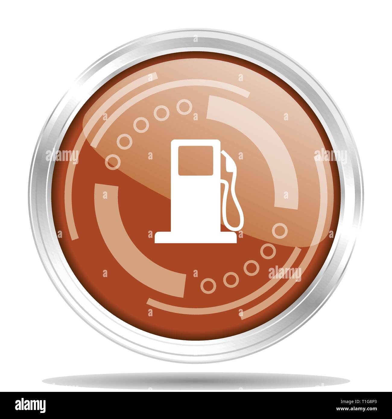 Silver fuel tank Stock Vector Images - Alamy