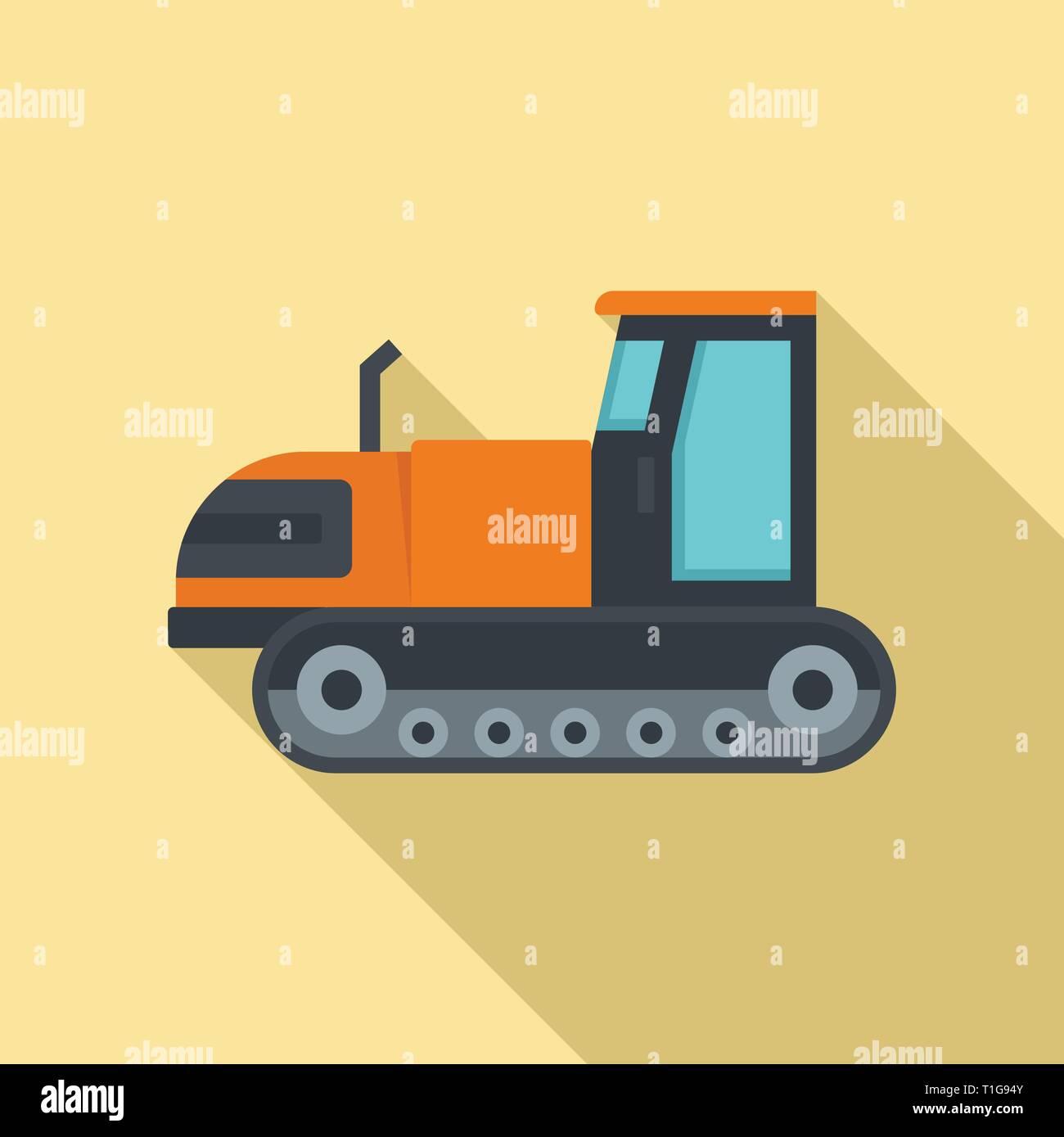 Tractor track farming Stock Vector Images - Alamy
