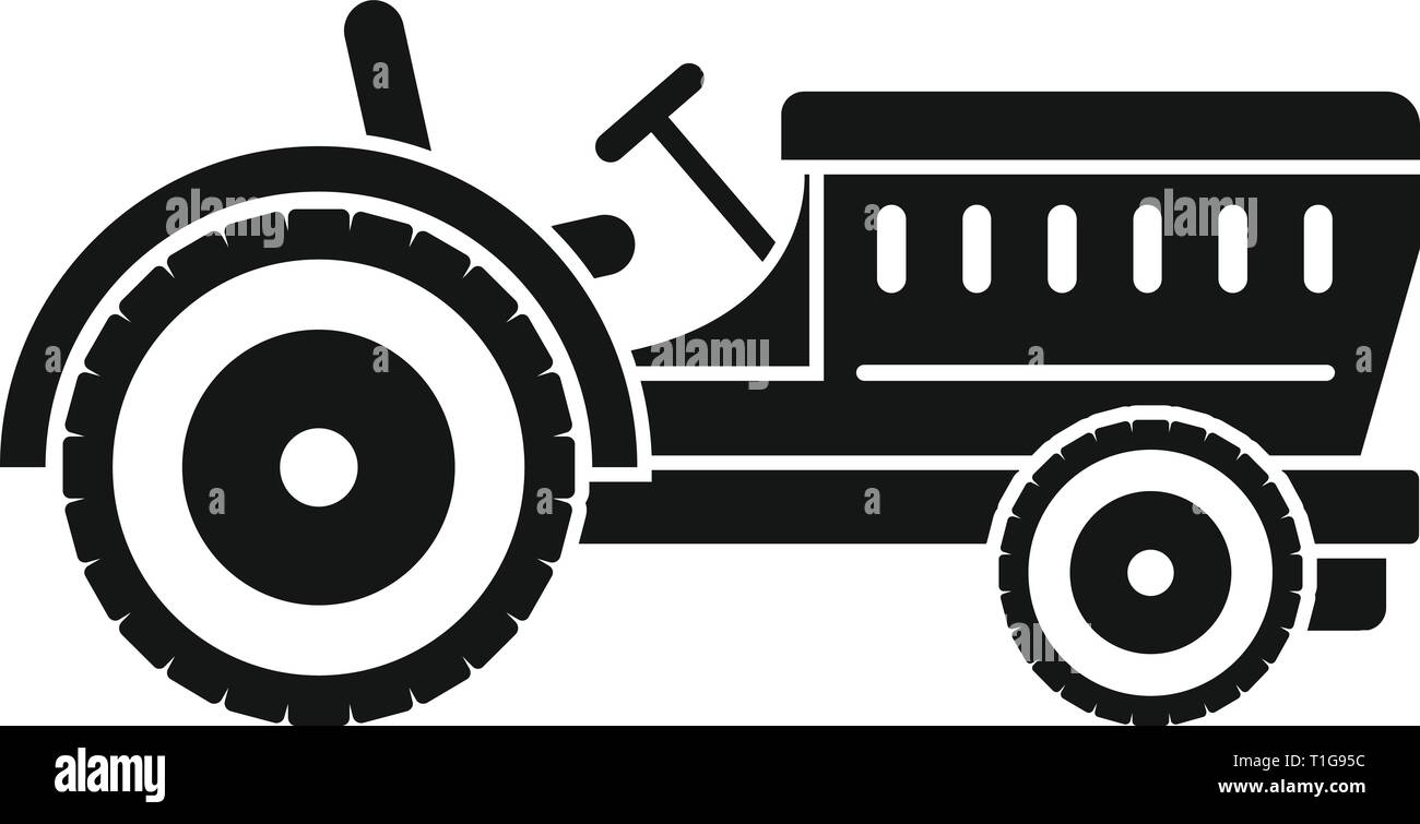 Tractor icon. Simple illustration of tractor vector icon for web design ...