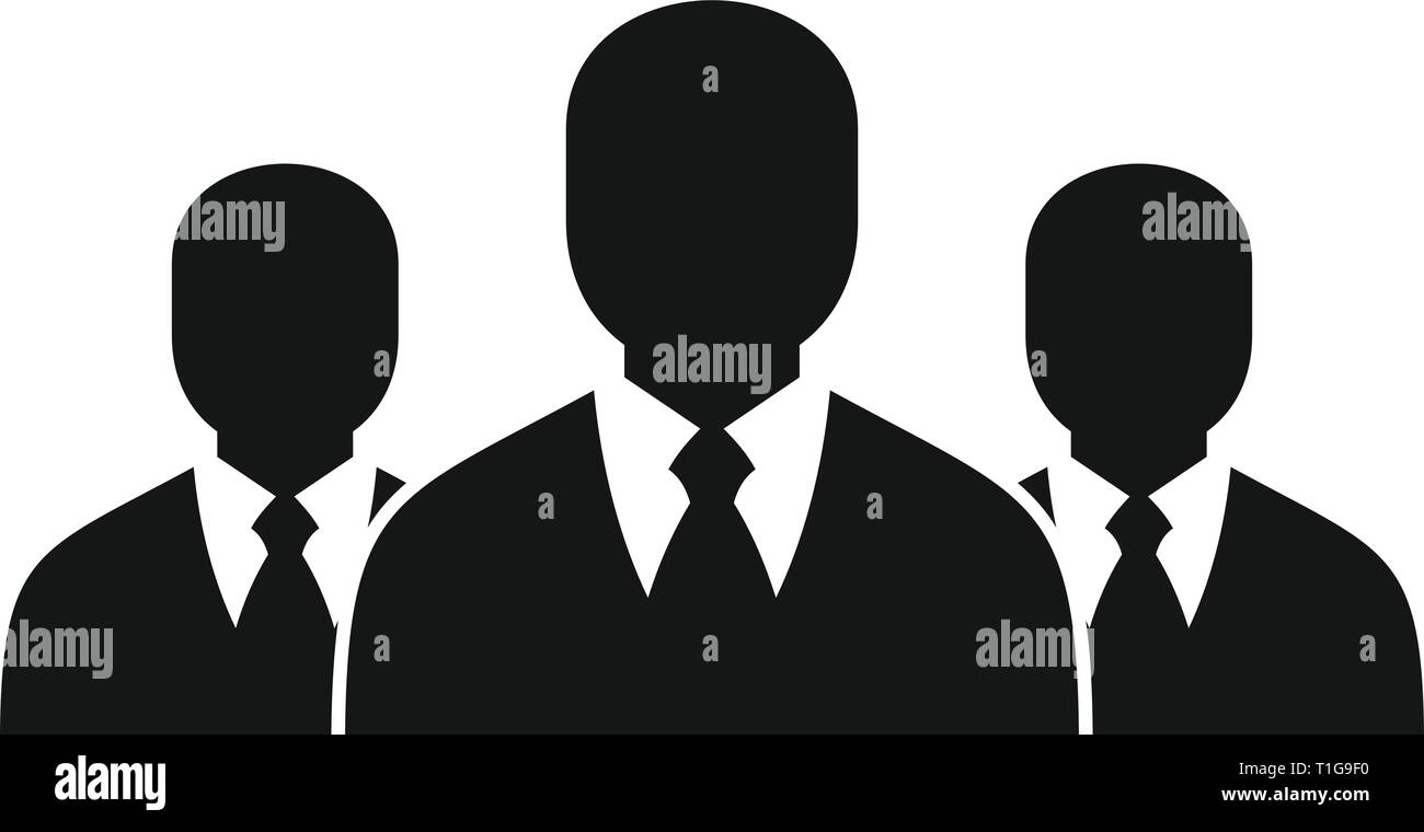 Business group icon. Simple illustration of business group vector icon ...