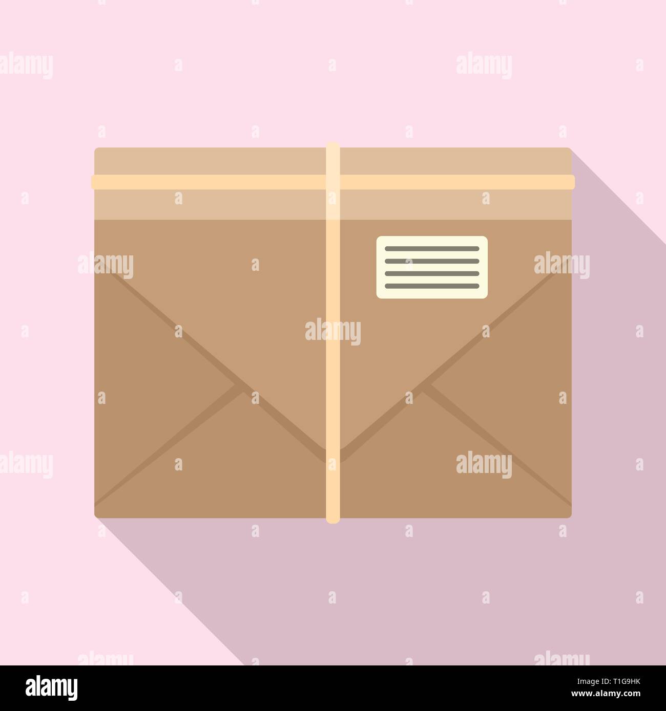 Post letter icon. Flat illustration of post letter vector icon for web ...