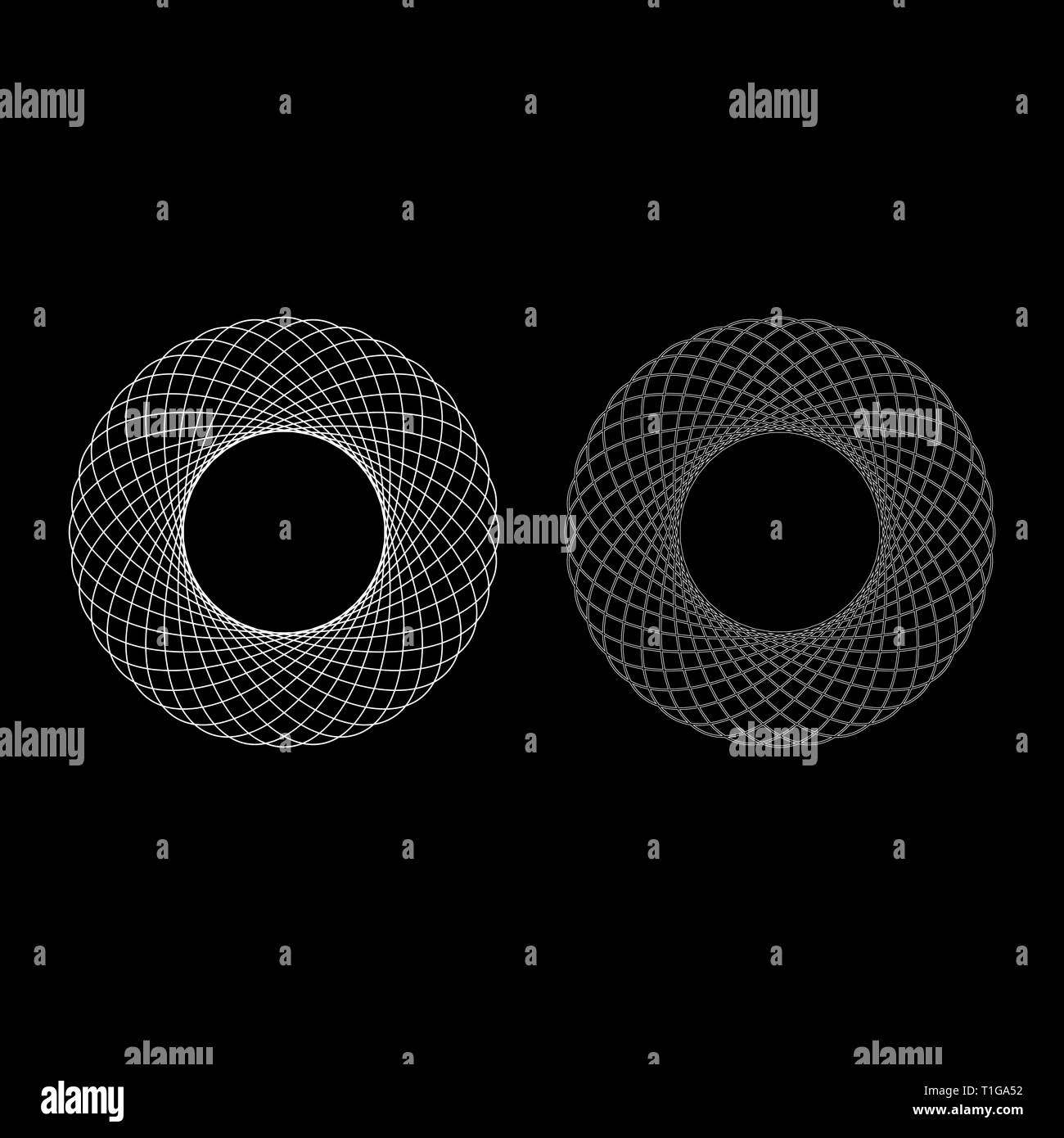 Spirograph curve hi-res stock photography and images - Alamy