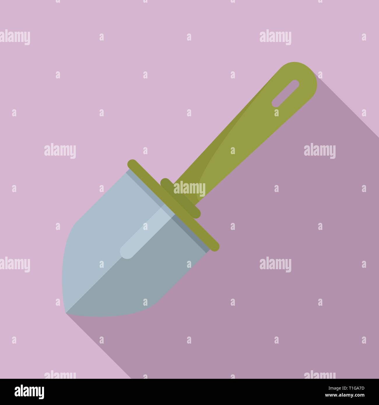 Hand shovel icon. Flat illustration of hand shovel vector icon for web ...