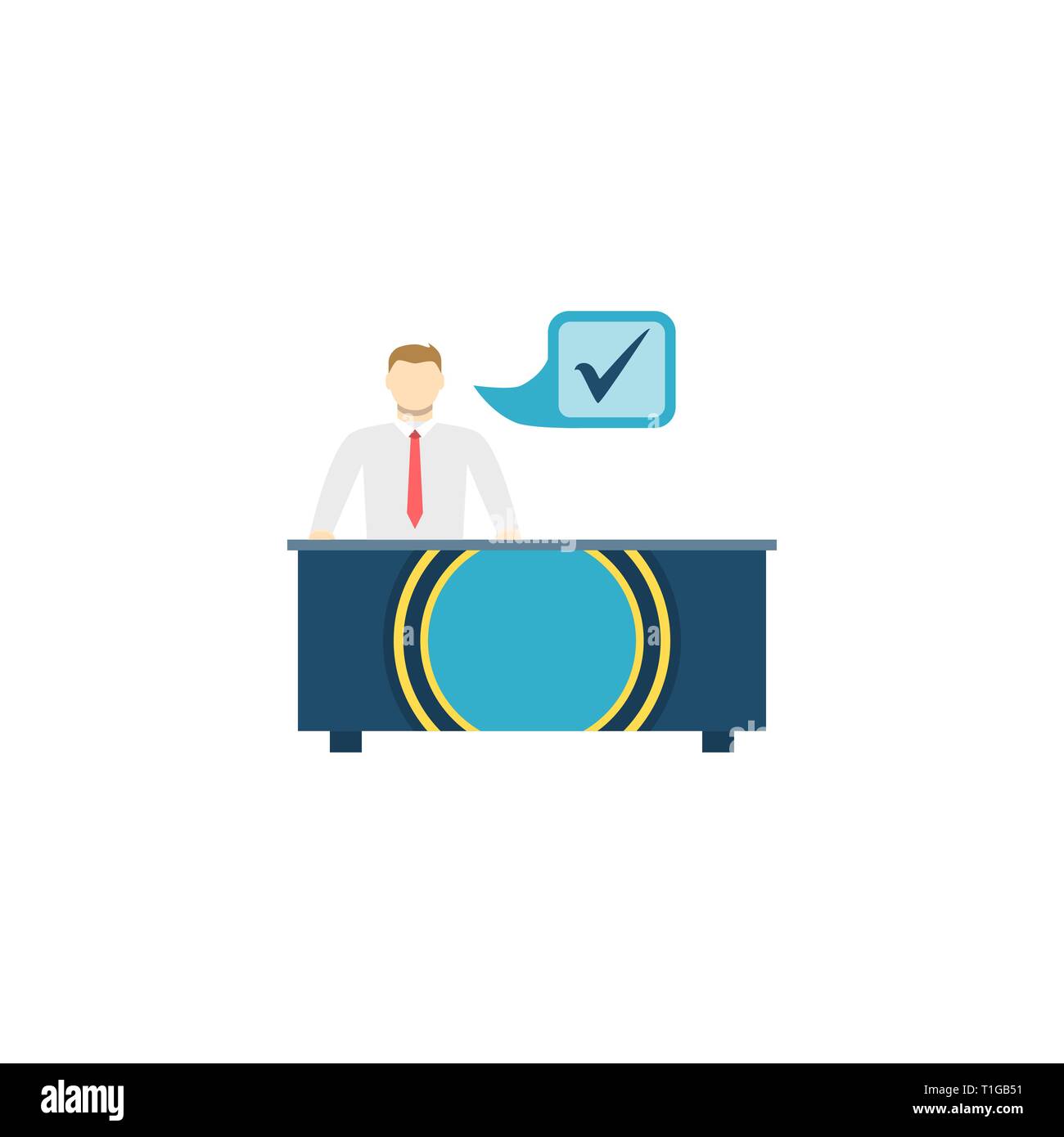 OTC Trading. OTC Trading Vector Flat Icon Isolated on White Background ...