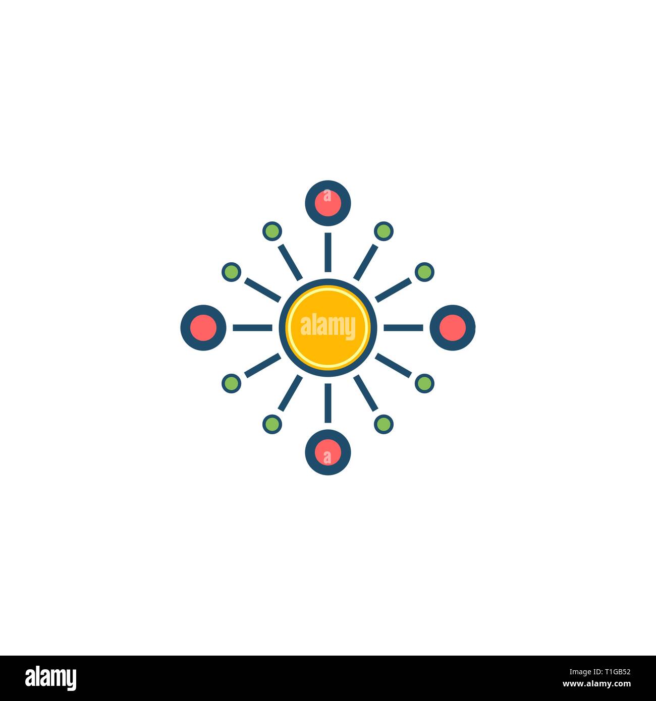 Node Vector Vectors High Resolution Stock Photography and Images - Alamy