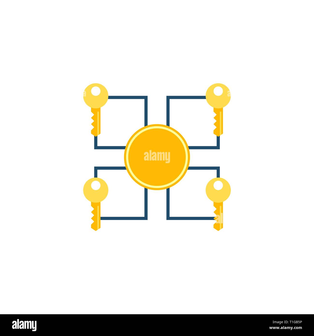 Multi Signature Icon. Multi Signature Vector Flat Icon Isolated on ...