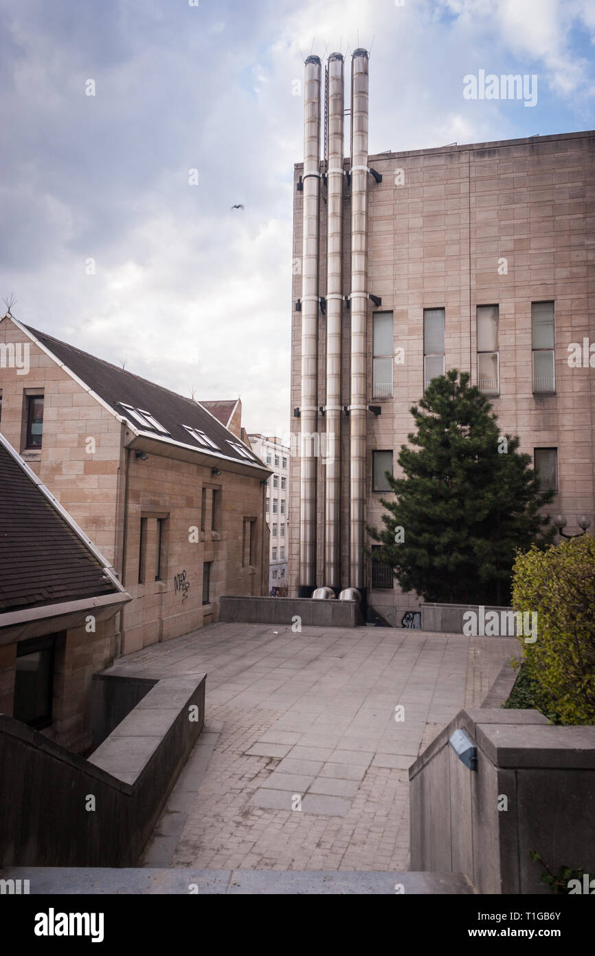 Architecture of the Royal Library and Archives in Brussels, Belgium ...